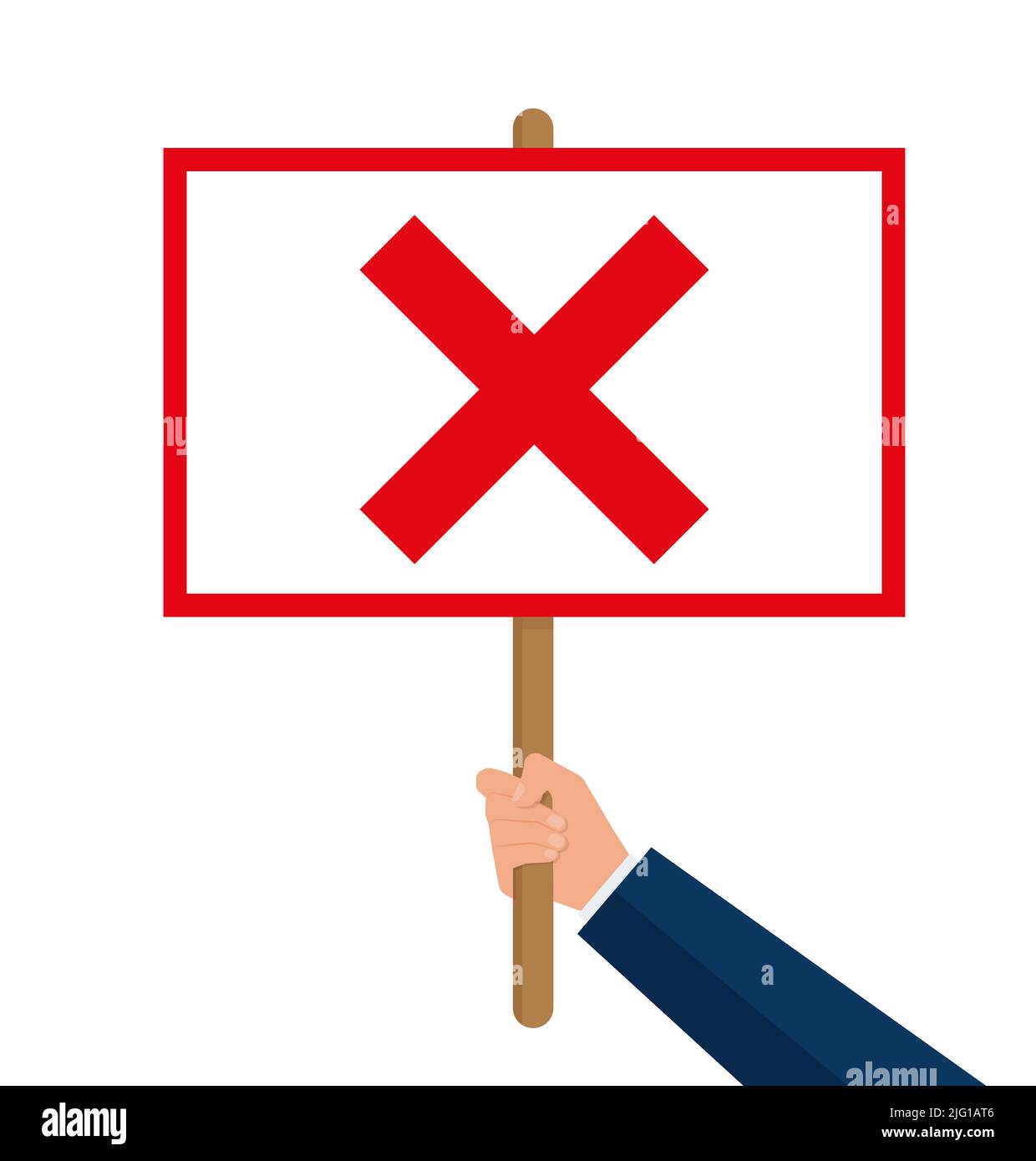 No check mark icon cartoon Banque de photographies et d’images à haute ...