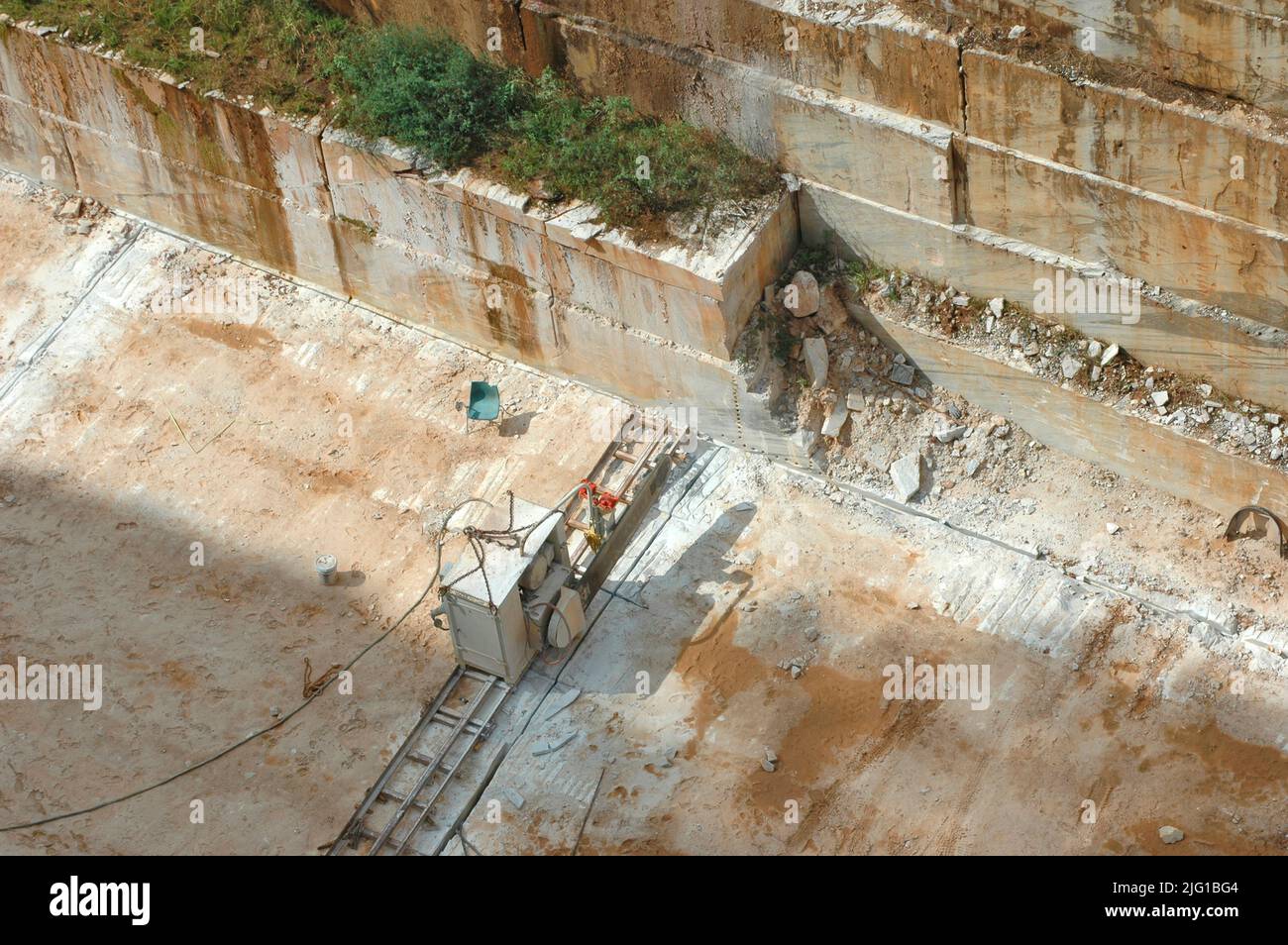 La plus grande mine de marbre du monde à Tate, en Géorgie du nord ...