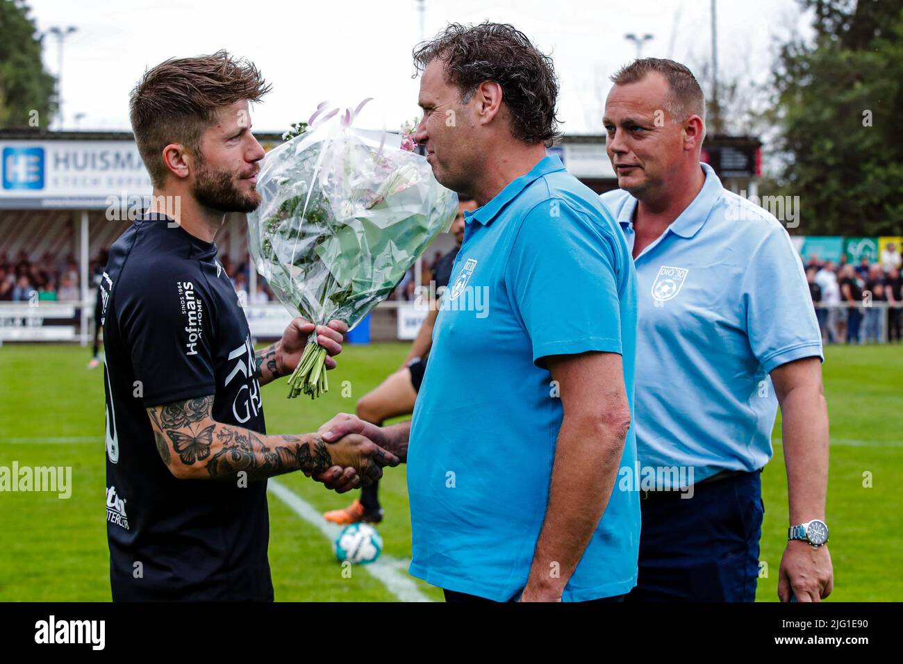 AFFERDEN, PAYS-BAS - JUILLET 6: Lasse Schone de N.E.C., Ewald Jansen de ...