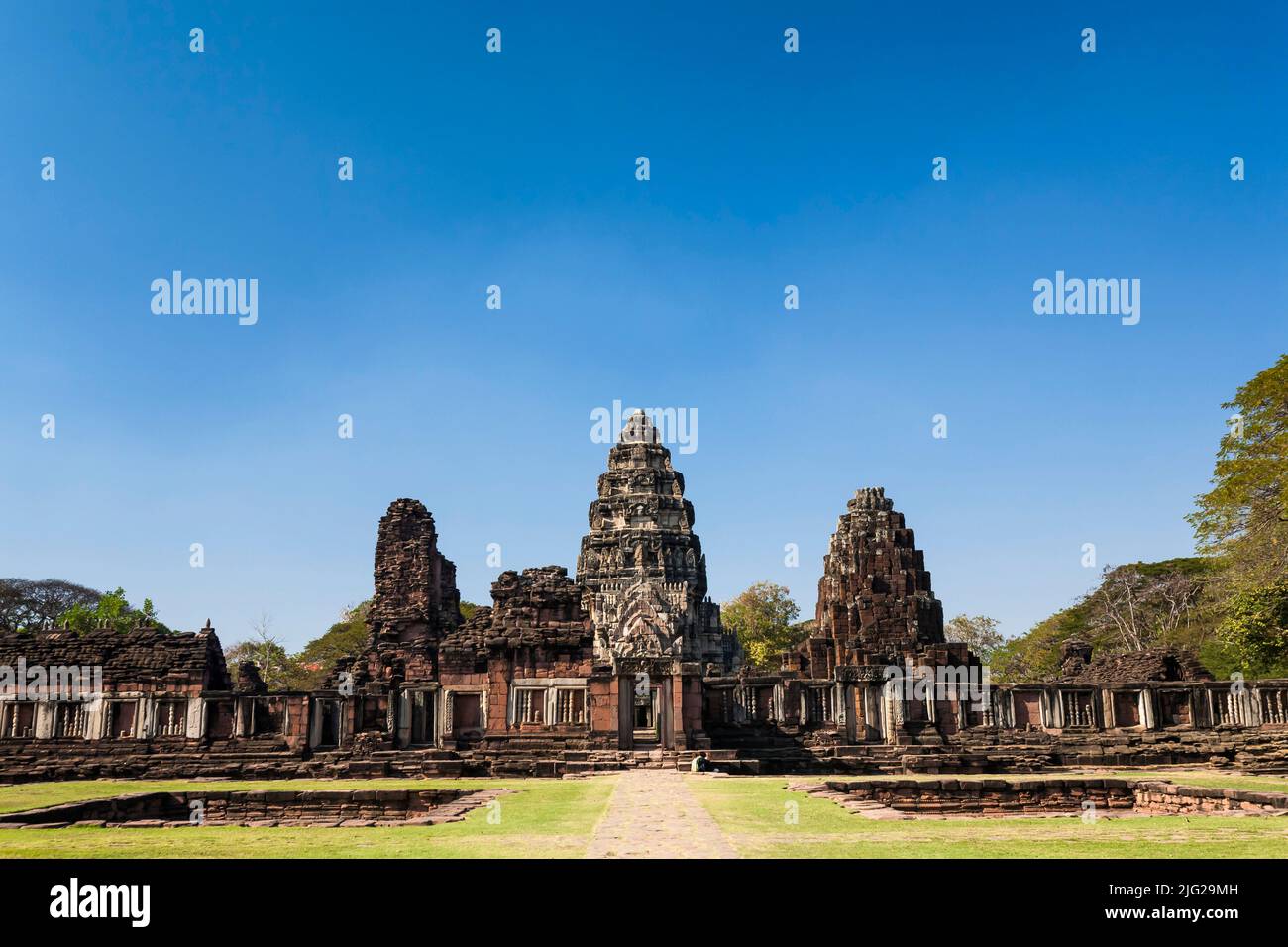 Parc historique de Phimai, Prasat Hin Phimai, temple khmer, Nakhon ...