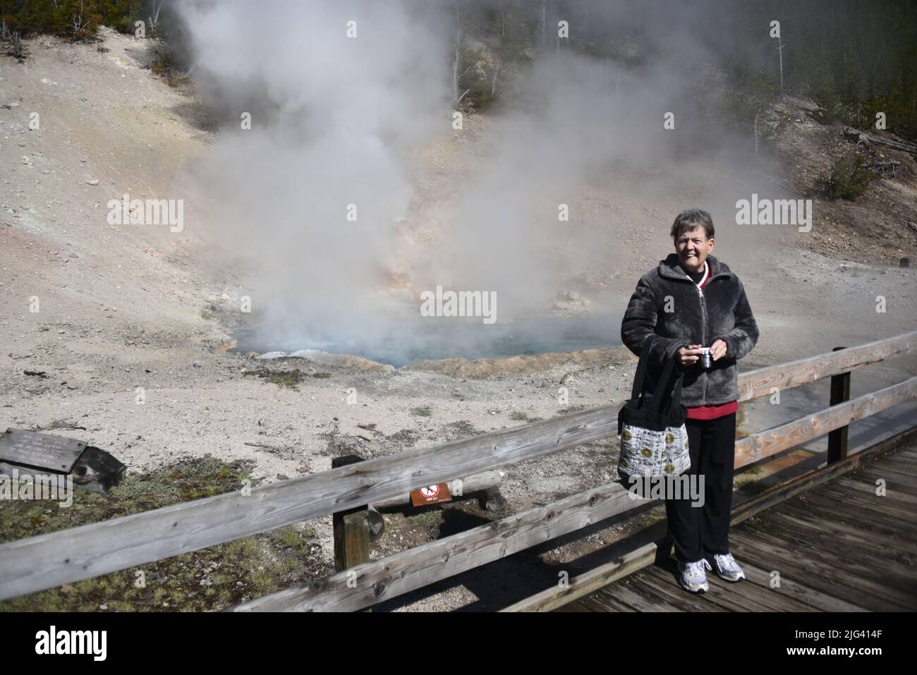 Parc national de Yellowstone, États-Unis. 5/21-24/2022. Beryl Spring ...