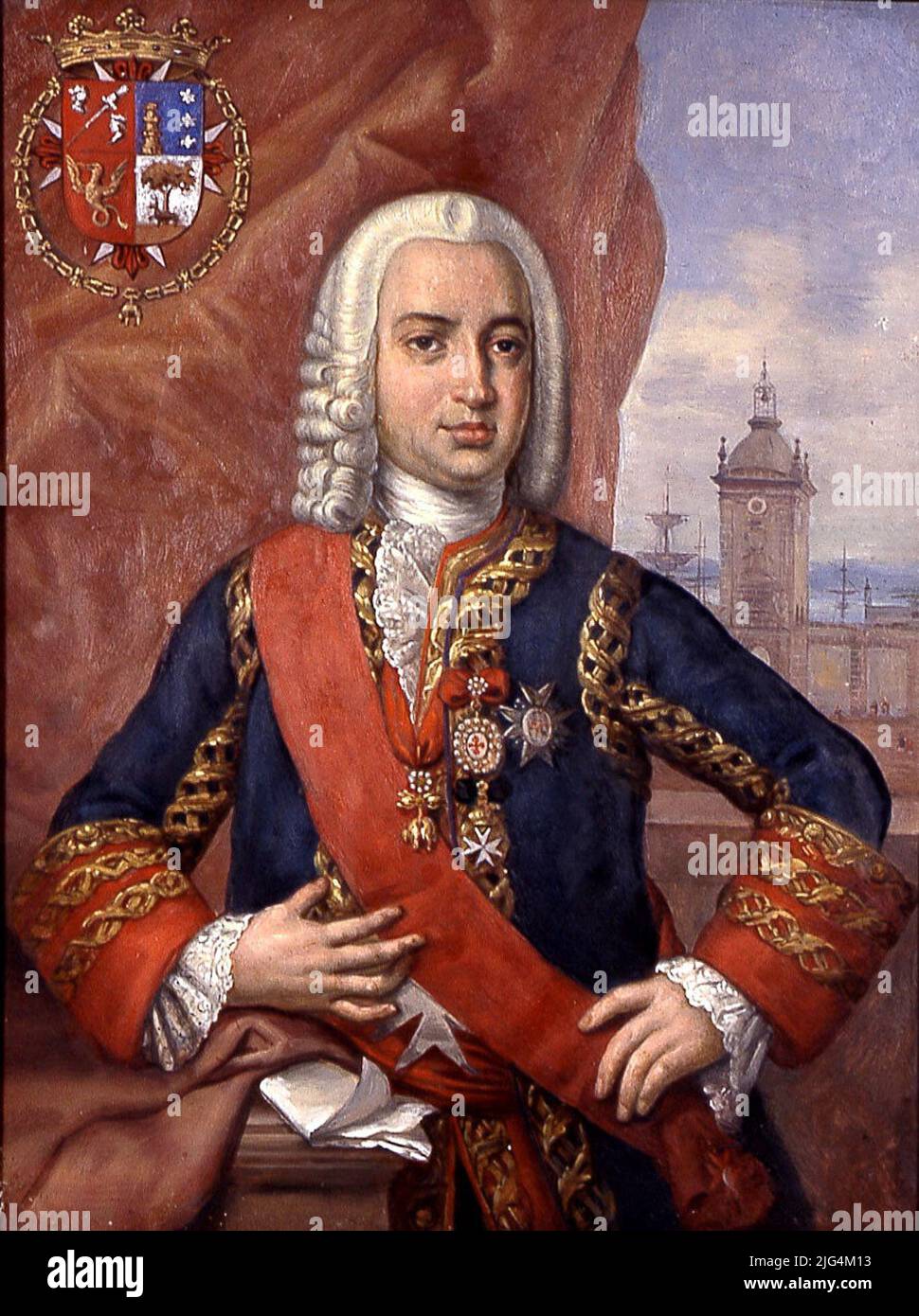 Portrait de Zenón de Somodevilla et Bengoechea (1702-1781), marqués de ...