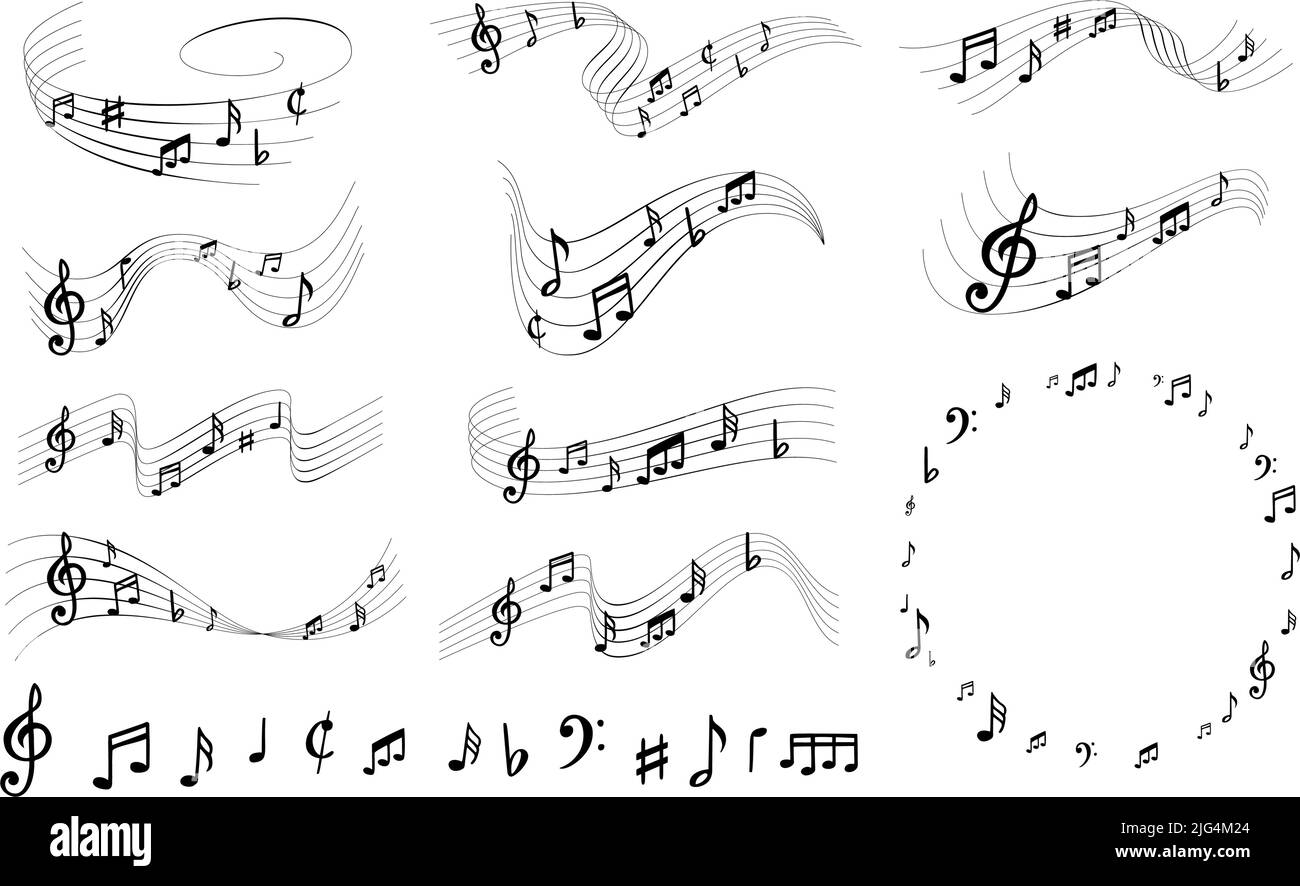Partition of music Banque d'images vectorielles - Alamy