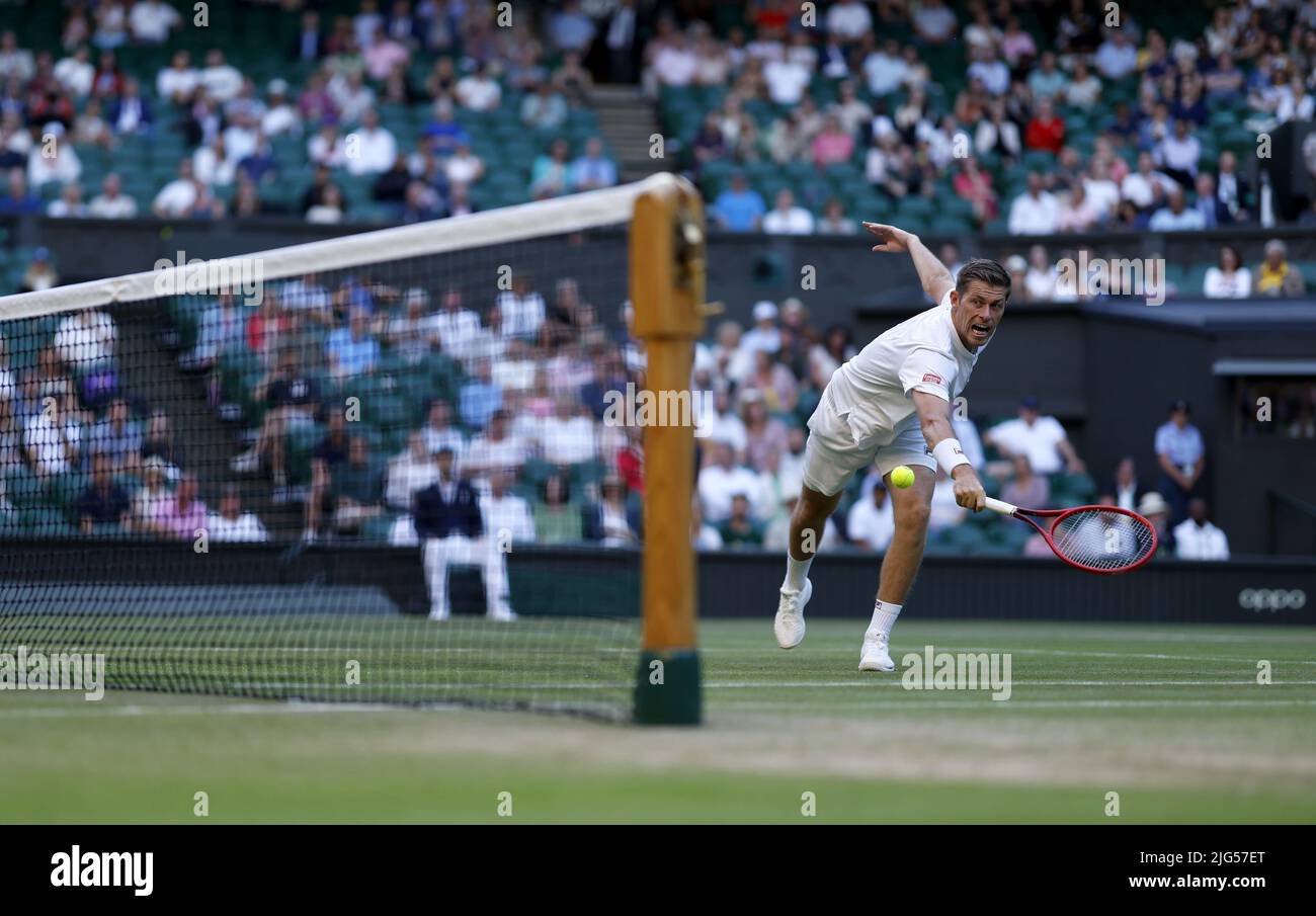 Neal Skupski en action lors de son match avec Desirae Krawczyk contre ...