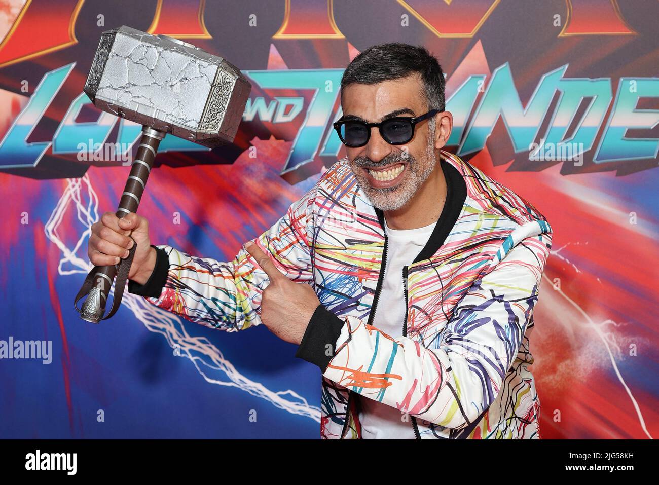 Paris, France. 07 juillet 2022, Michael Simeoni aka Miko participe à la ...