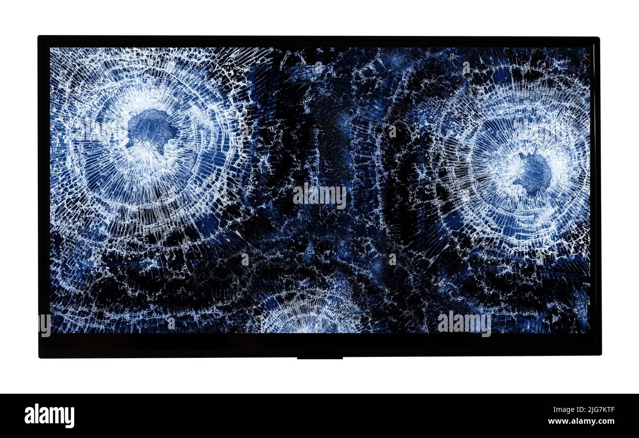 Broken tv Banque de photographies et d’images à haute résolution - Alamy