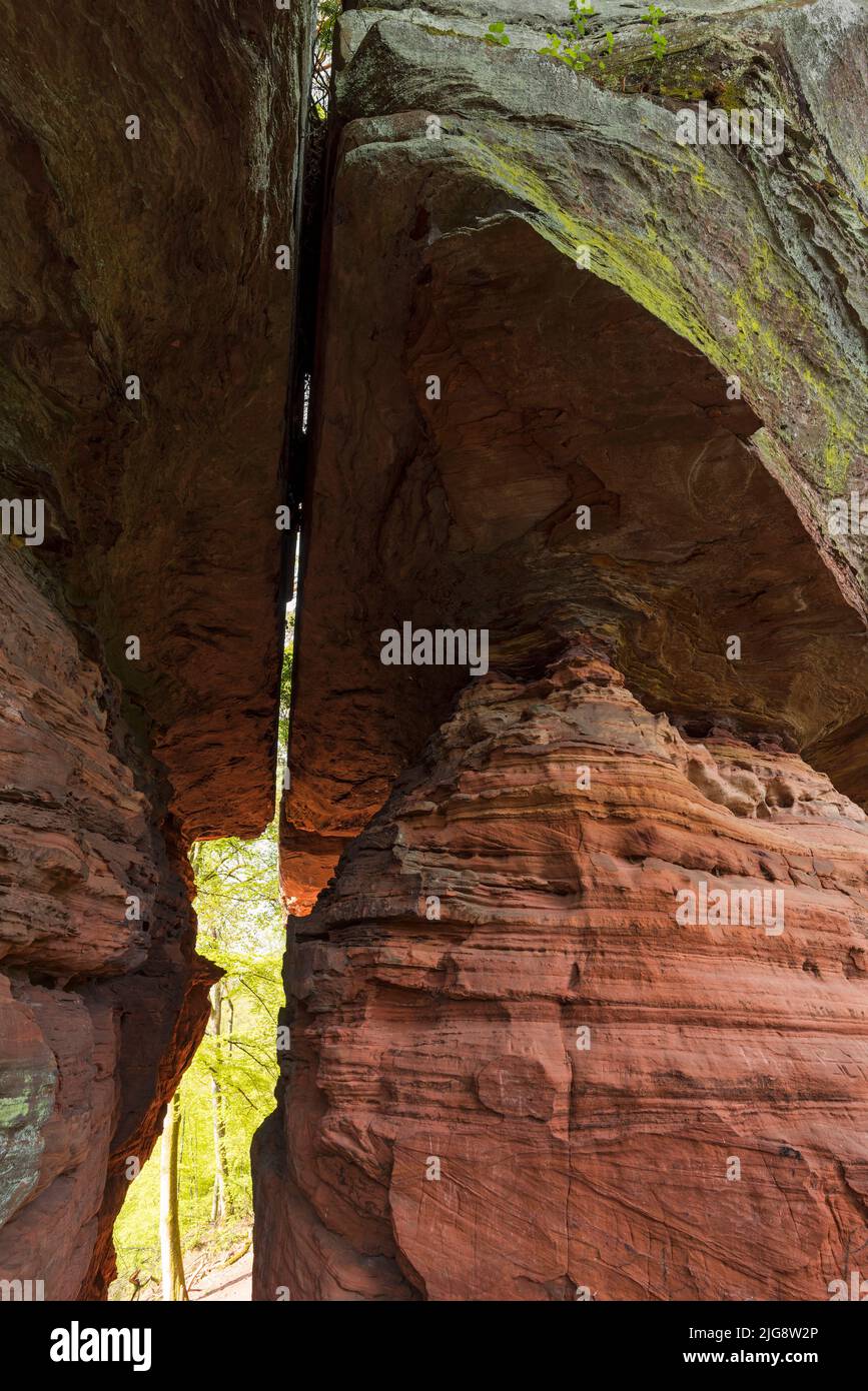 Massif rocheux de grès rouge Banque de photographies et d’images à ...