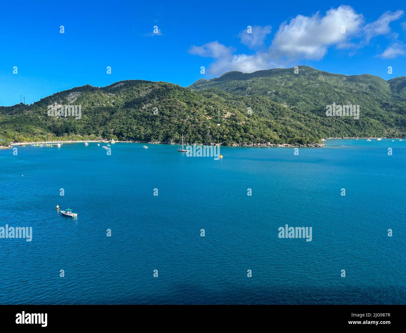 Labadee, Haïti - 15 février 2022 : une vue aérienne de Labadee une ...