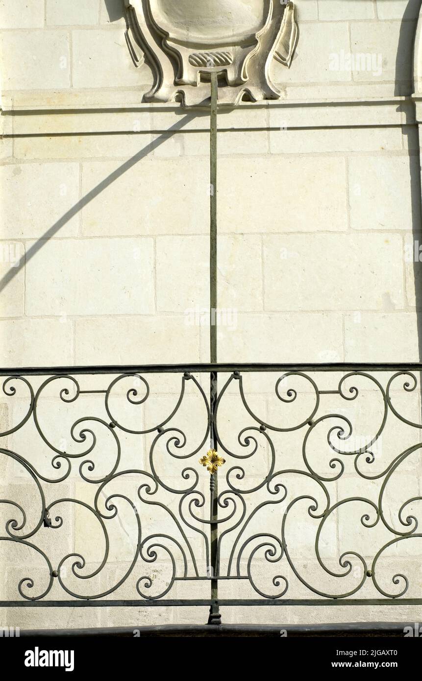 Balustrade de balcon de fer ornemental Banque de photographies et d ...