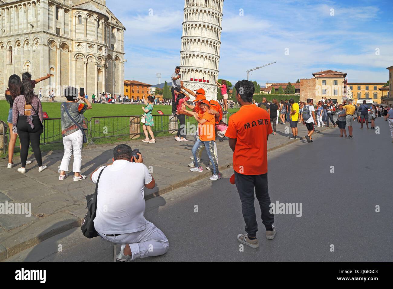 Leaning tower of pisa construction Banque de photographies et d’images ...