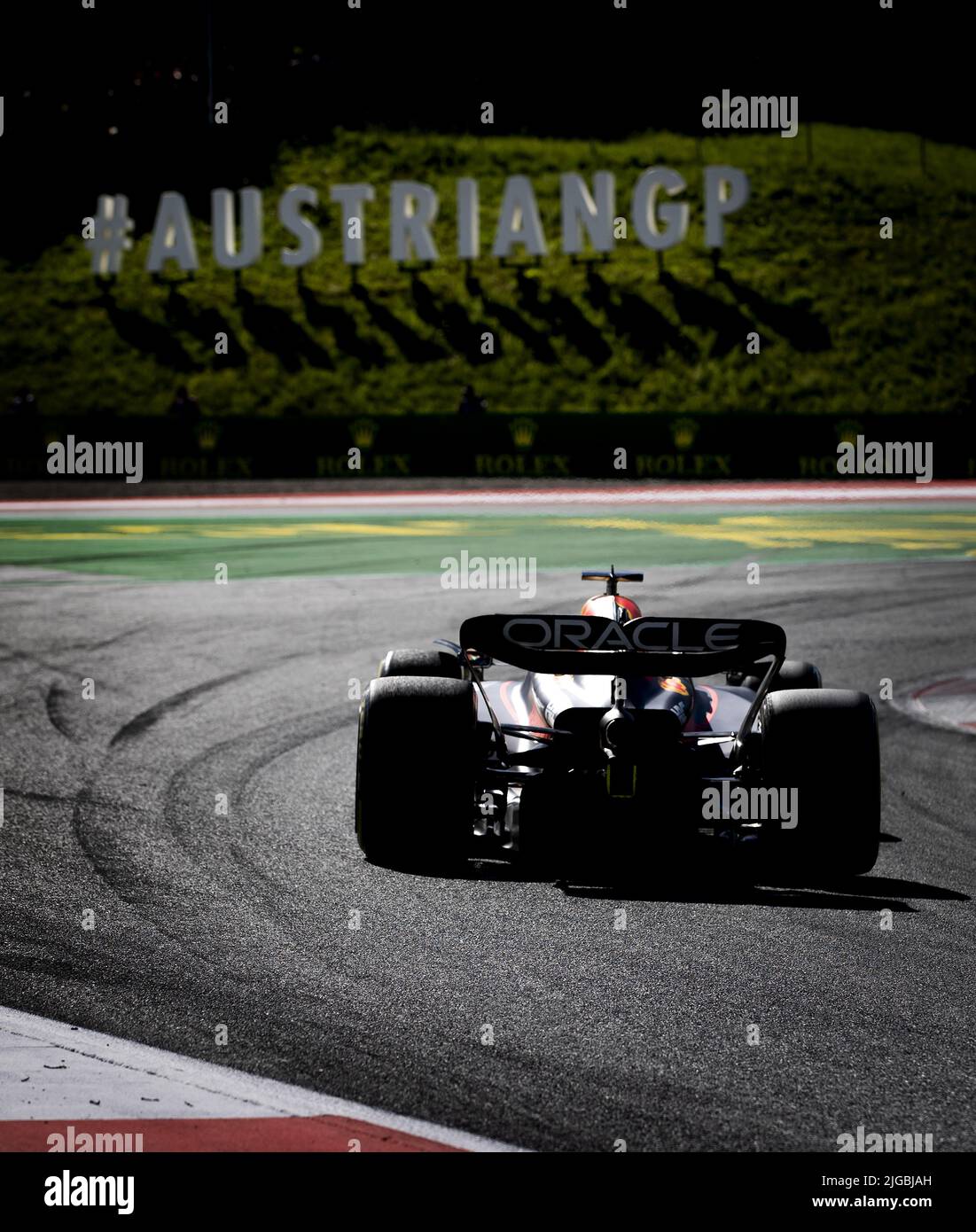 SPIELBERG - Max Verstappen (1) avec l'Oracle Red Bull Racing RB18 Honda ...