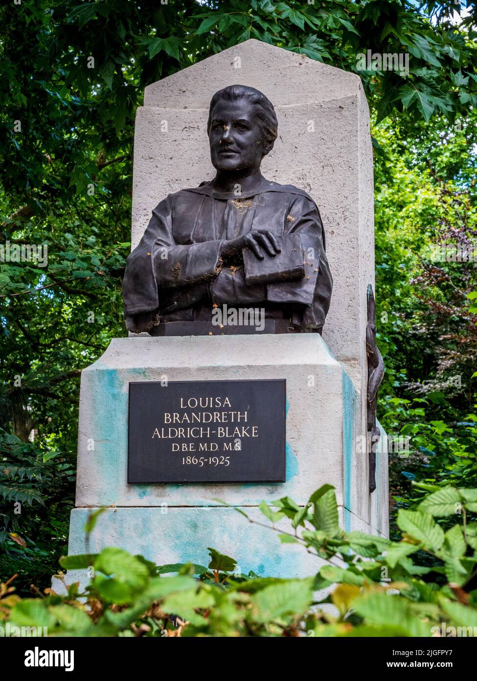 Louisa aldrich blake statue tavistock square londres Banque de photographies et d’images à haute ...