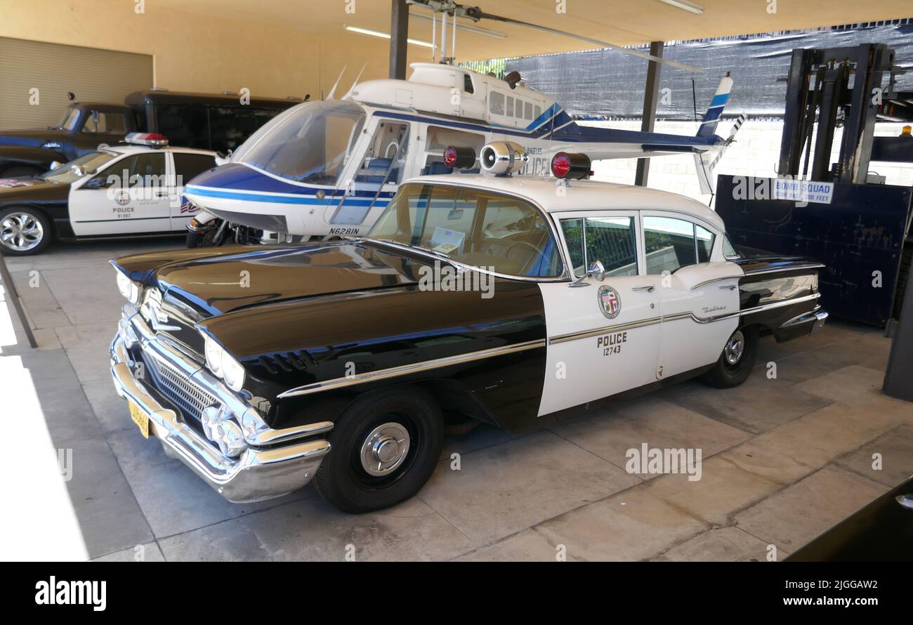 Los Angeles, Californie, États-Unis 9th juillet 2022 voitures de police ...