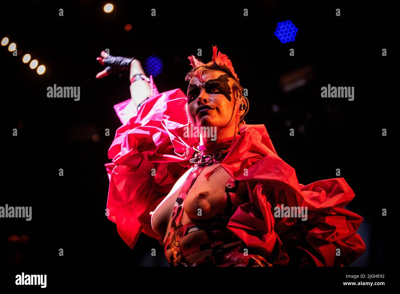 Roskilde, Danemark. 02nd, juillet 2022. Le groupe brésilien Teto Preto ...