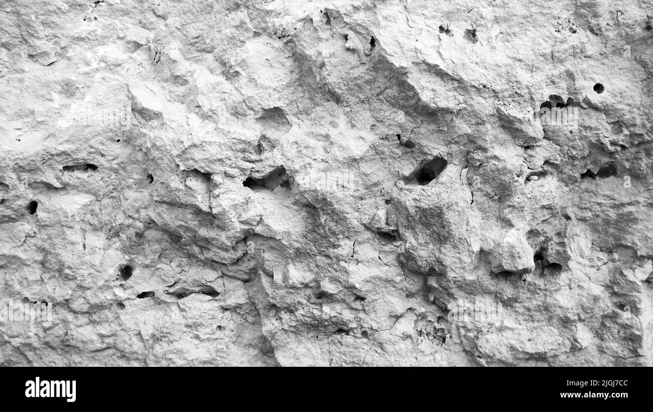 Pierre brute Banque d'images noir et blanc - Alamy