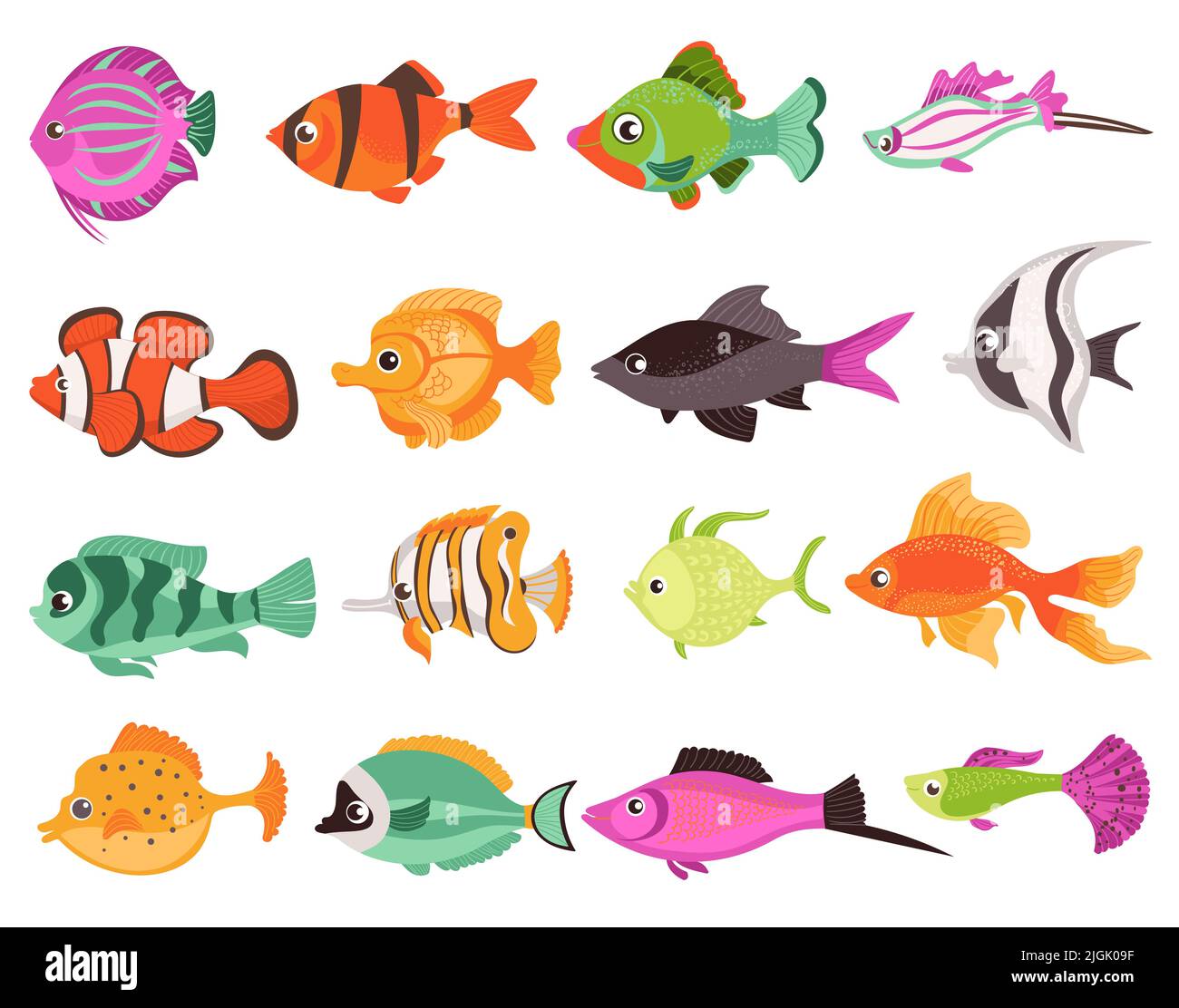 Race de poisson rouge Banque d'images vectorielles - Alamy