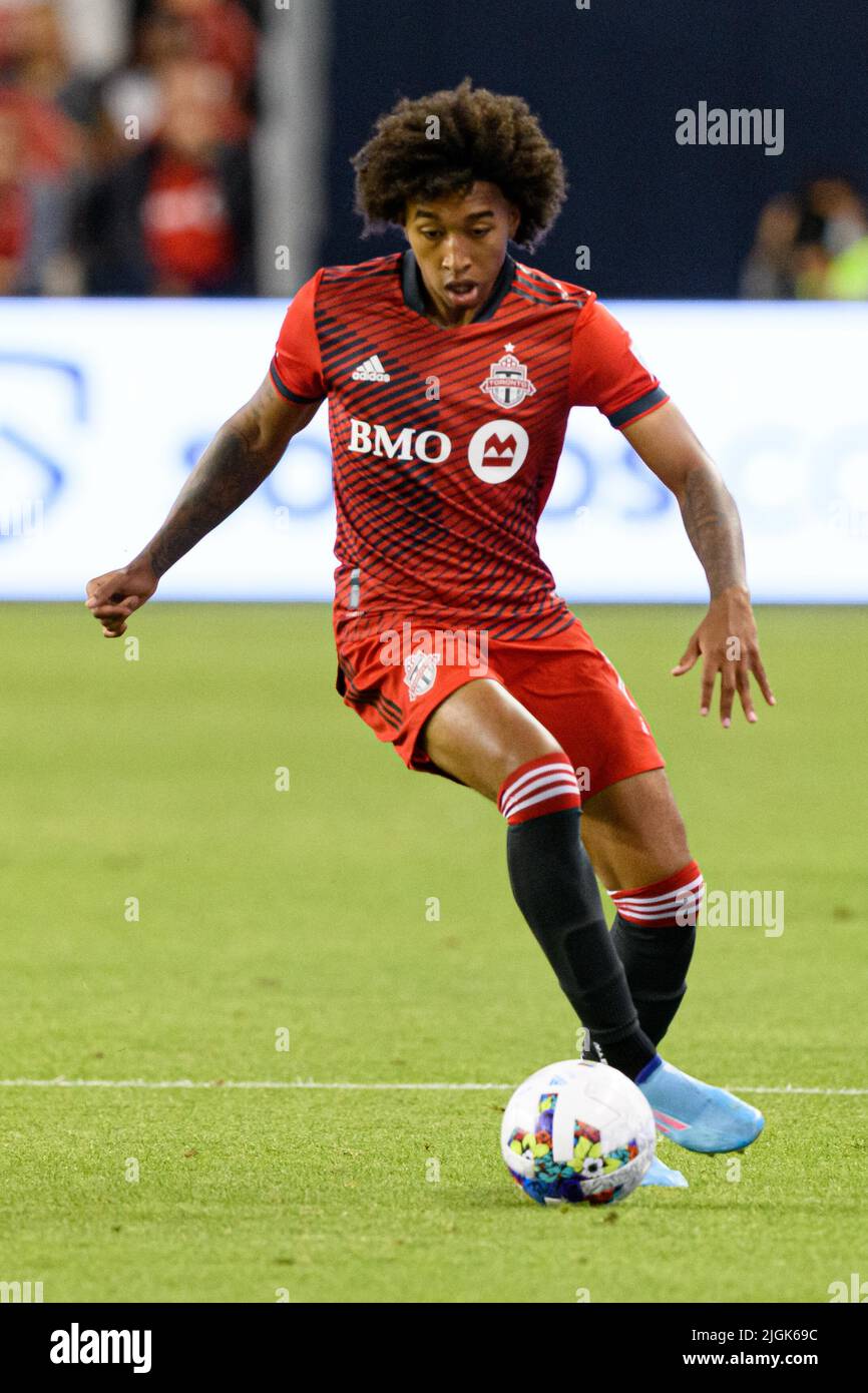 TORONTO, ON - 09 JUILLET : Jahkeele Marshall-Rutty, milieu de terrain ...