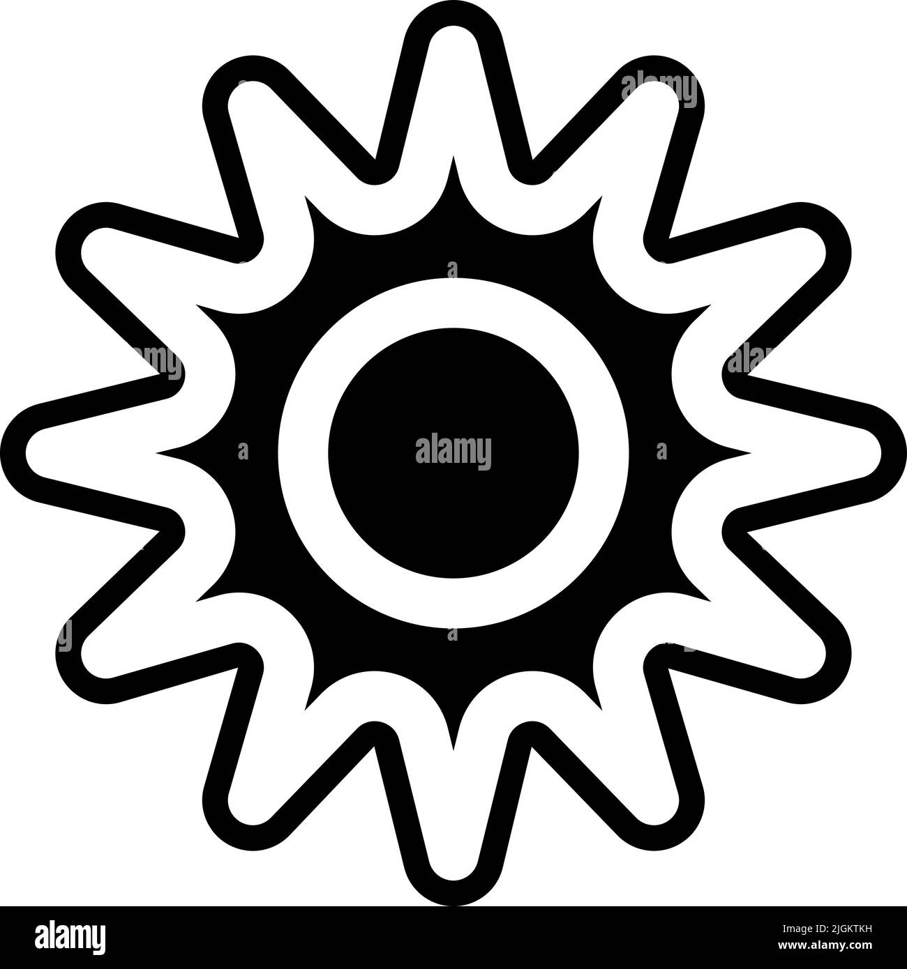 Simple soleil Banque d'images noir et blanc - Alamy
