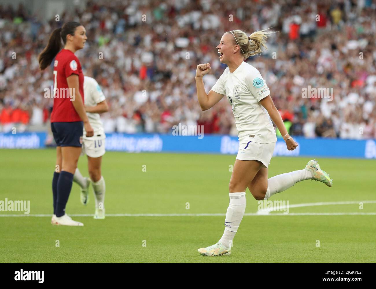 Brighton et Hove, Angleterre, le 11th juillet 2022. Beth Mead, d ...
