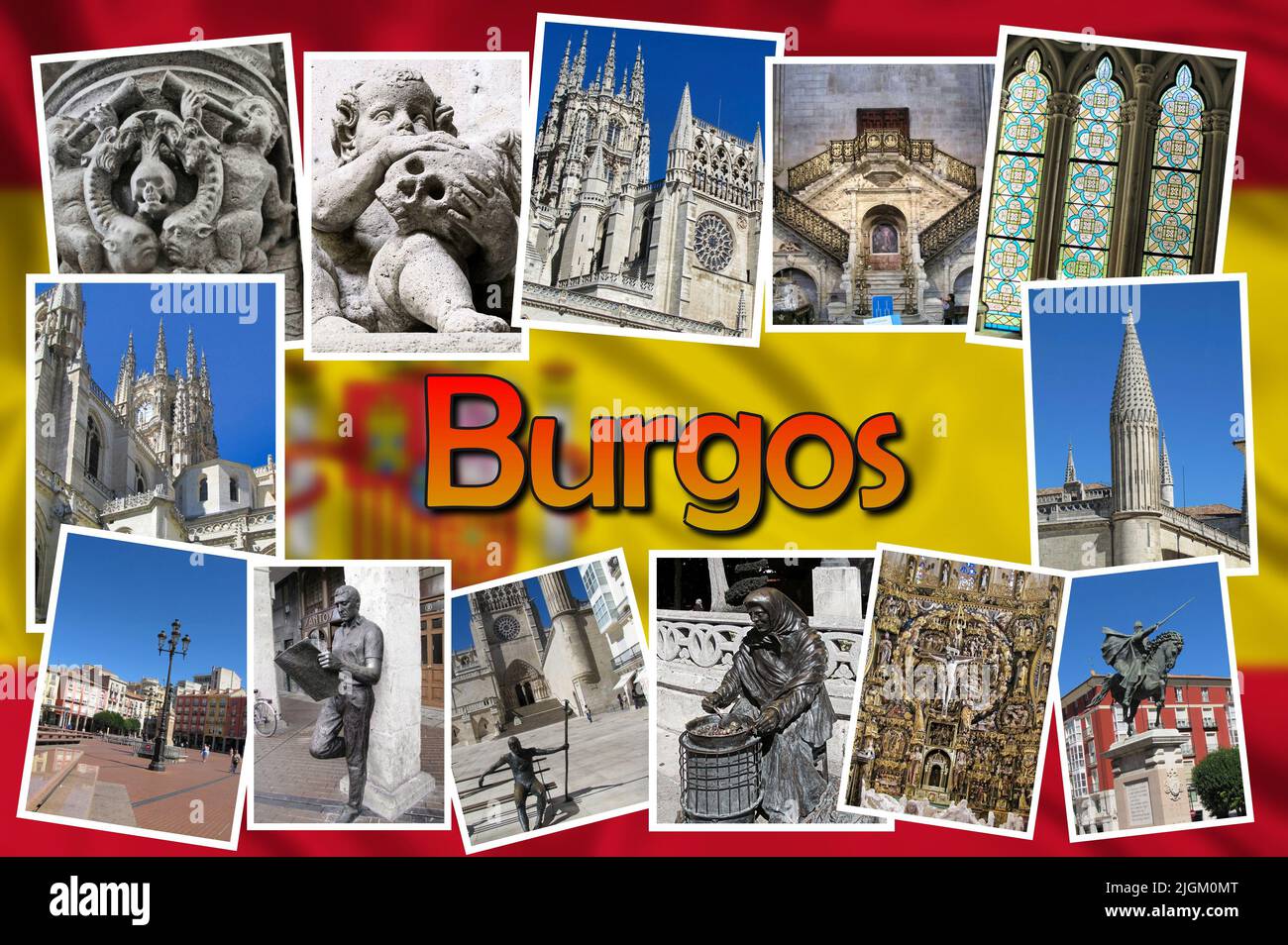 Burgos, capitale provinciale de la communauté autonome de Castille et ...