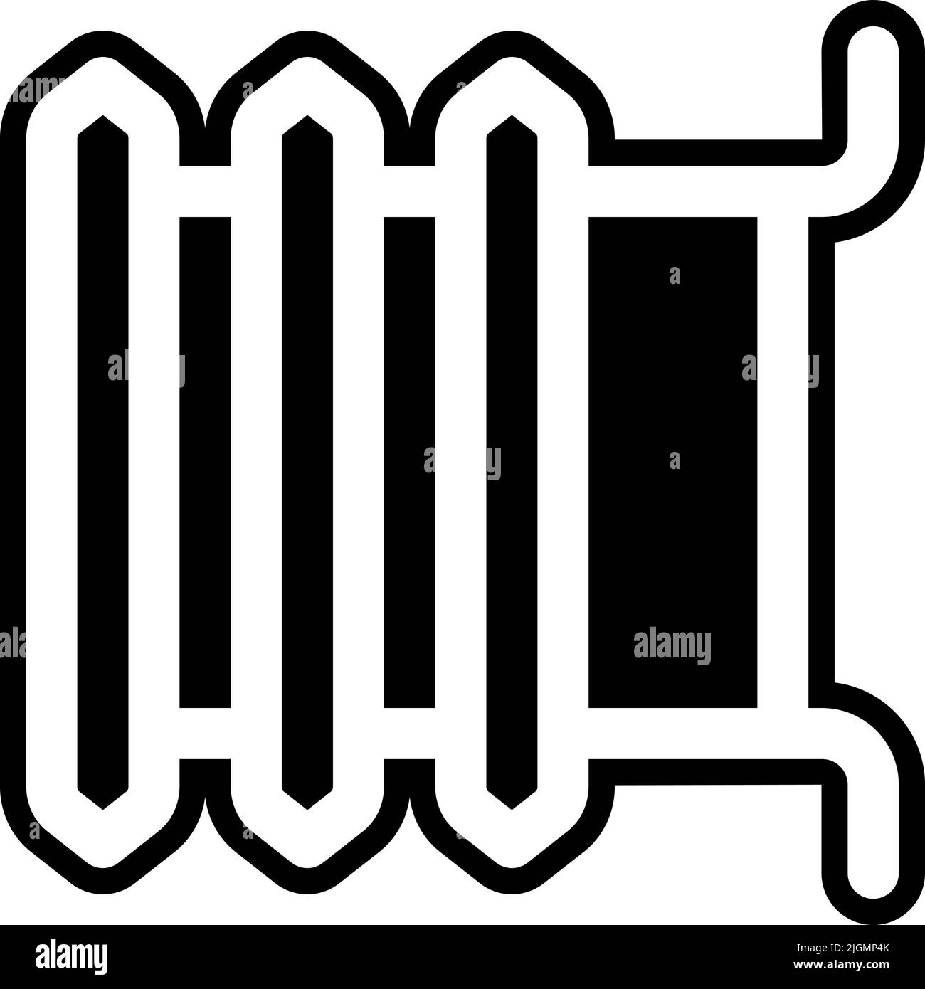 Radiateur logo Banque d'images vectorielles - Alamy