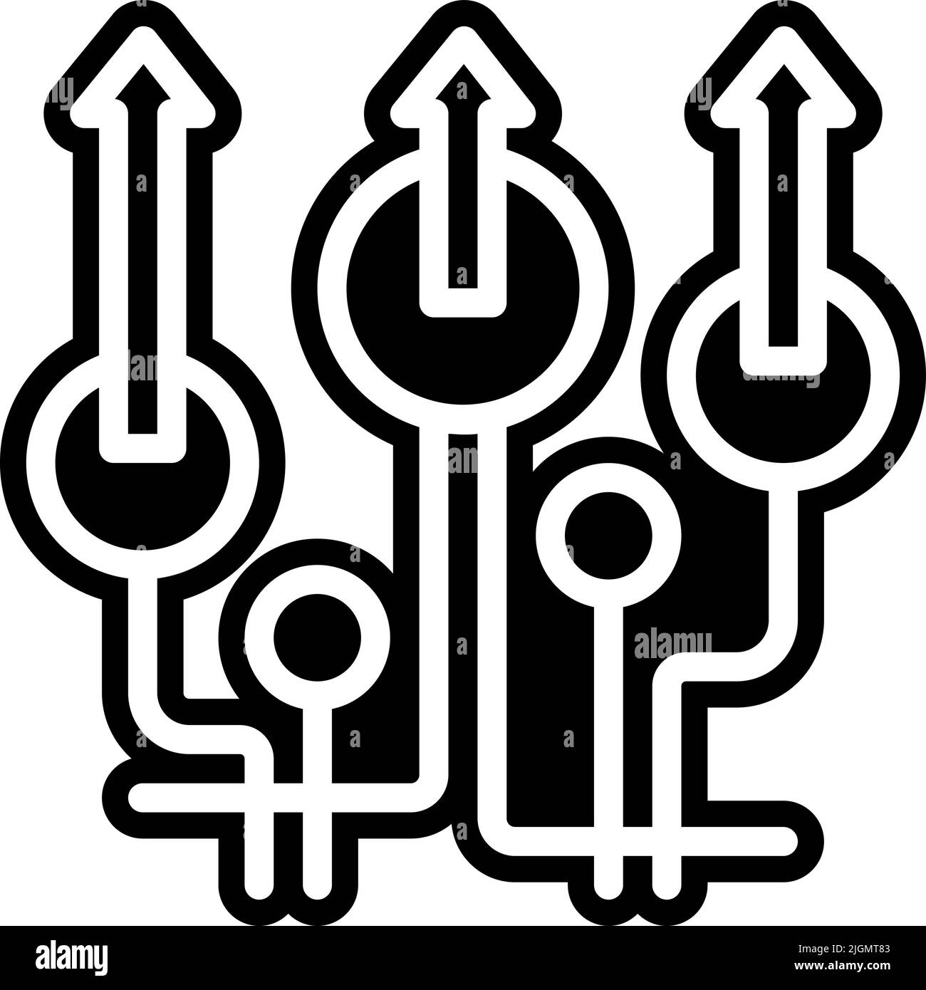 Development problem solving management icon Banque d'images ...