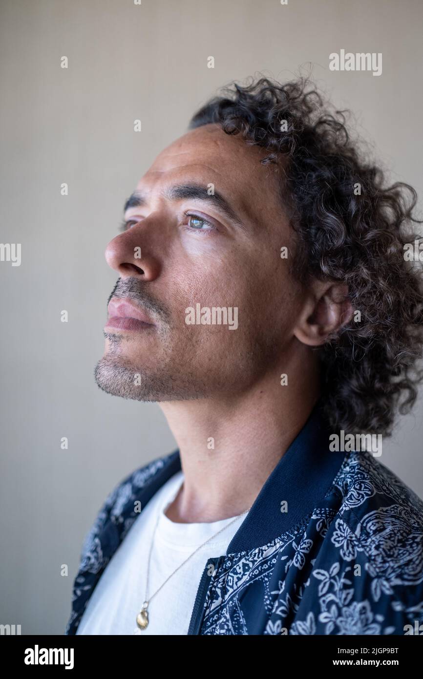 France, Bretagne, Saint-Malo, 2022-06-06. Portrait de BAKIR Zied au ...