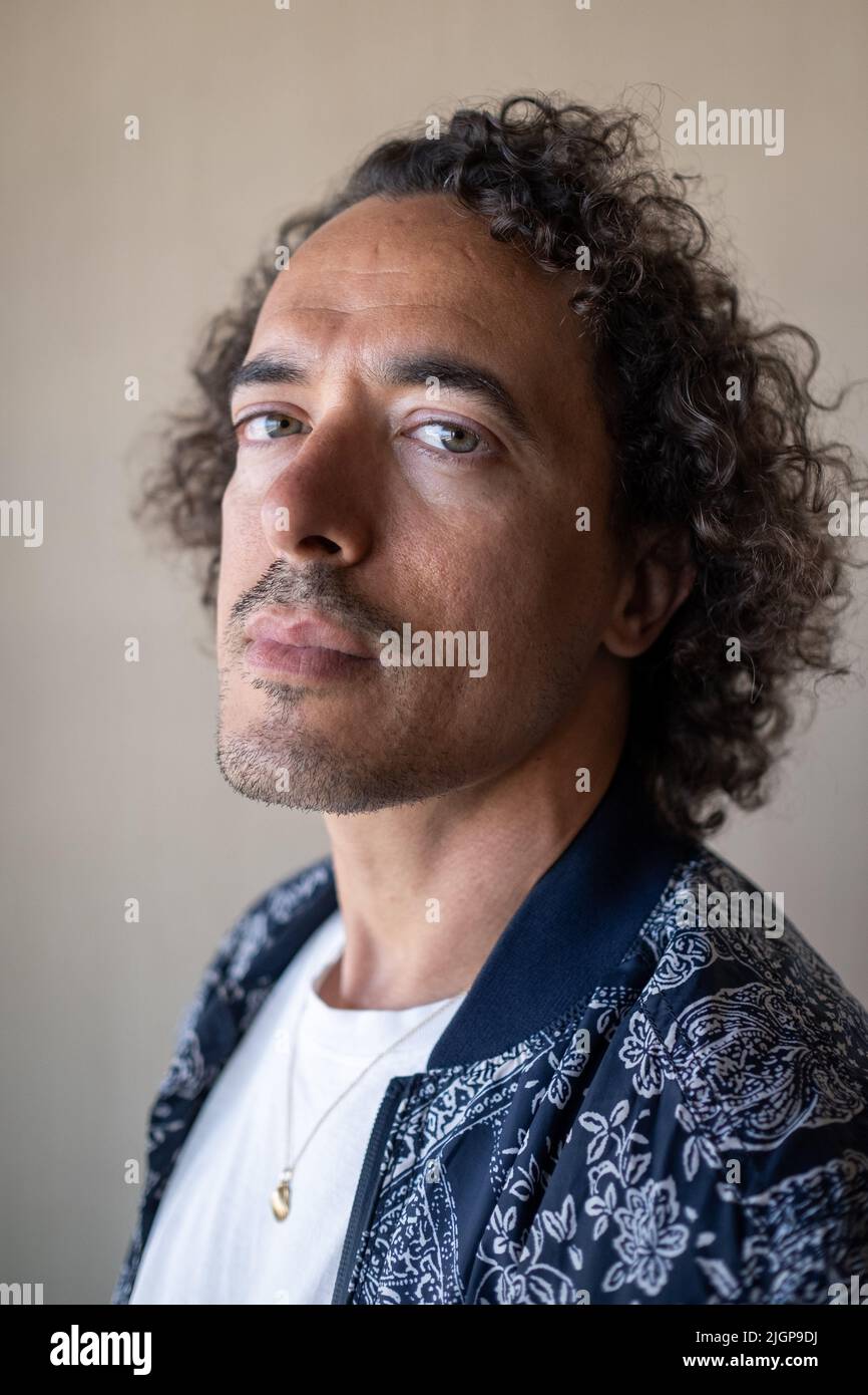France, Bretagne, Saint-Malo, 2022-06-06. Portrait de BAKIR Zied au ...