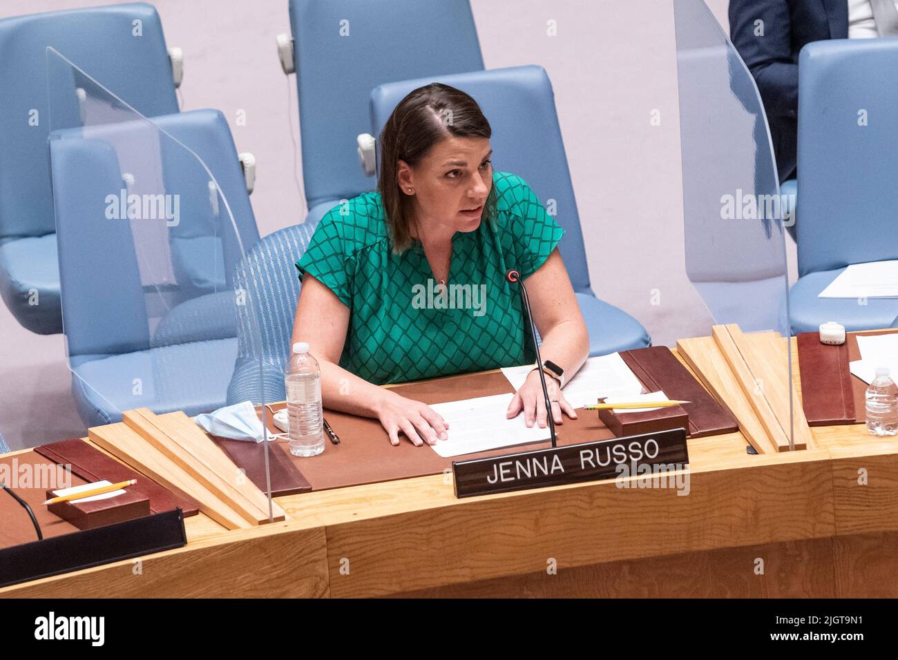 New York, New York, États-Unis. 12th juillet 2022. Jenna Russo ...