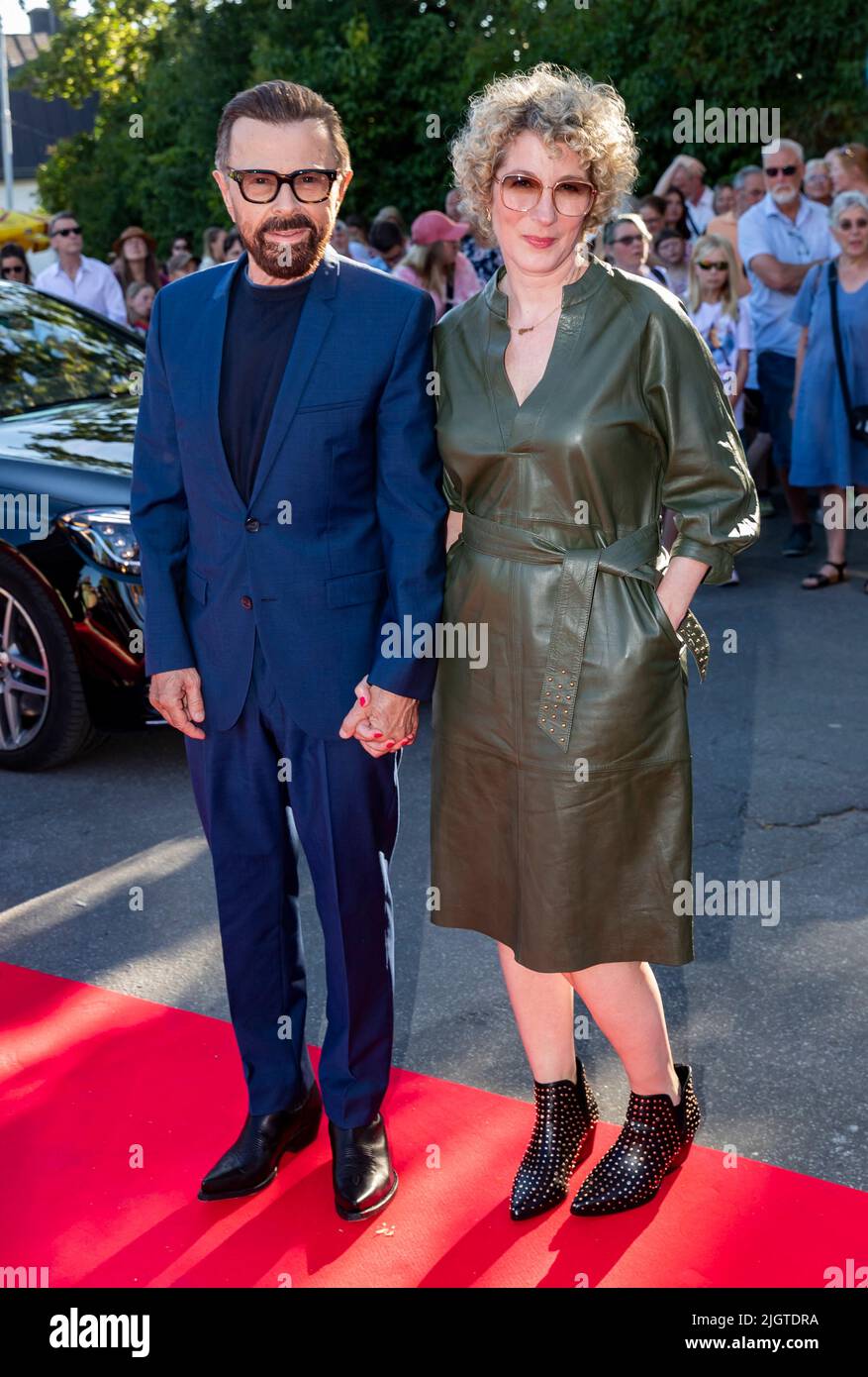 Stockholm, Suède, 12 juillet 2022, la star Abba Bjorn Ulvaeus arrive ...