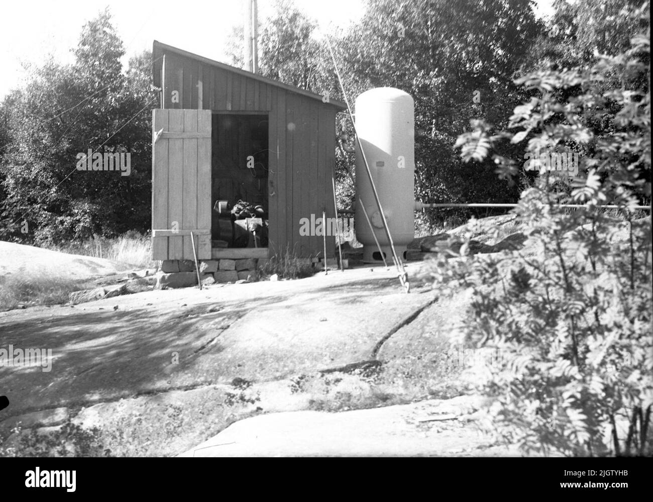 Mine de quartz obsolète. Il a été ouvert à 1940-T et exploité pendant ...