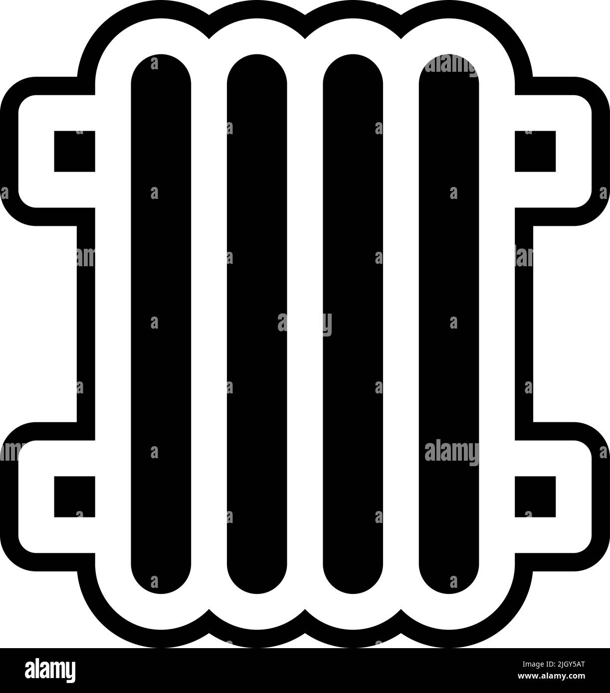 Radiateur logo Banque d'images vectorielles - Alamy