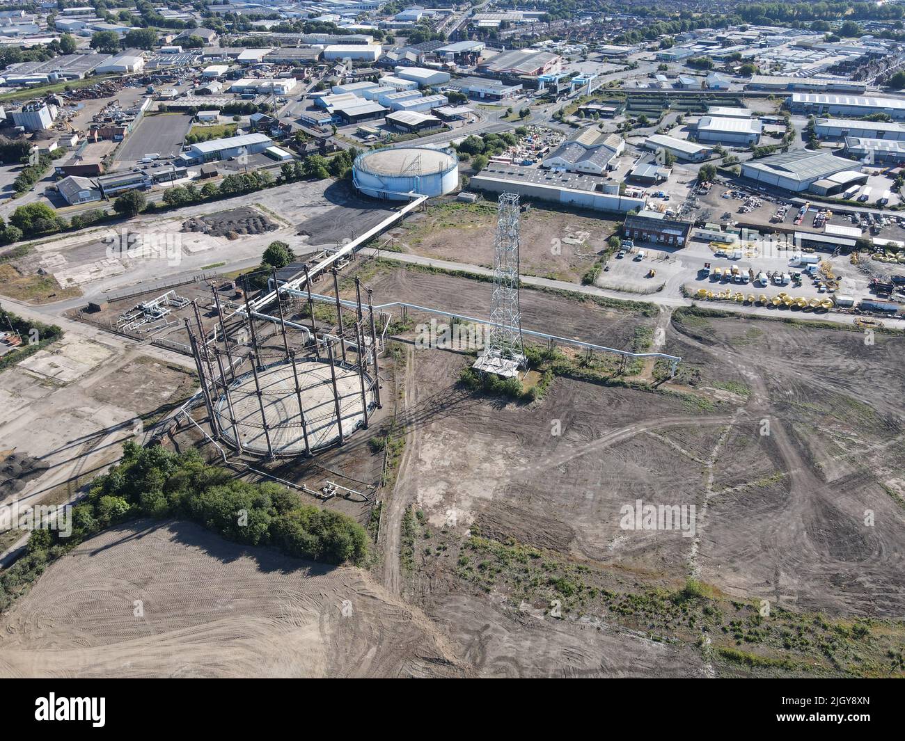 Gasometer framework Banque de photographies et d’images à haute ...