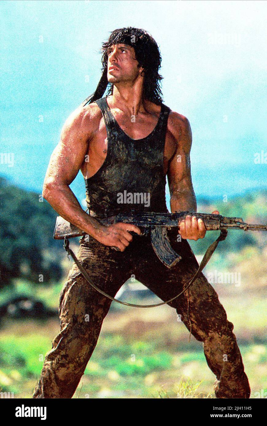 SYLVESTER STALLONE, Rambo : First Blood Part II, 1985 Photo Stock - Alamy