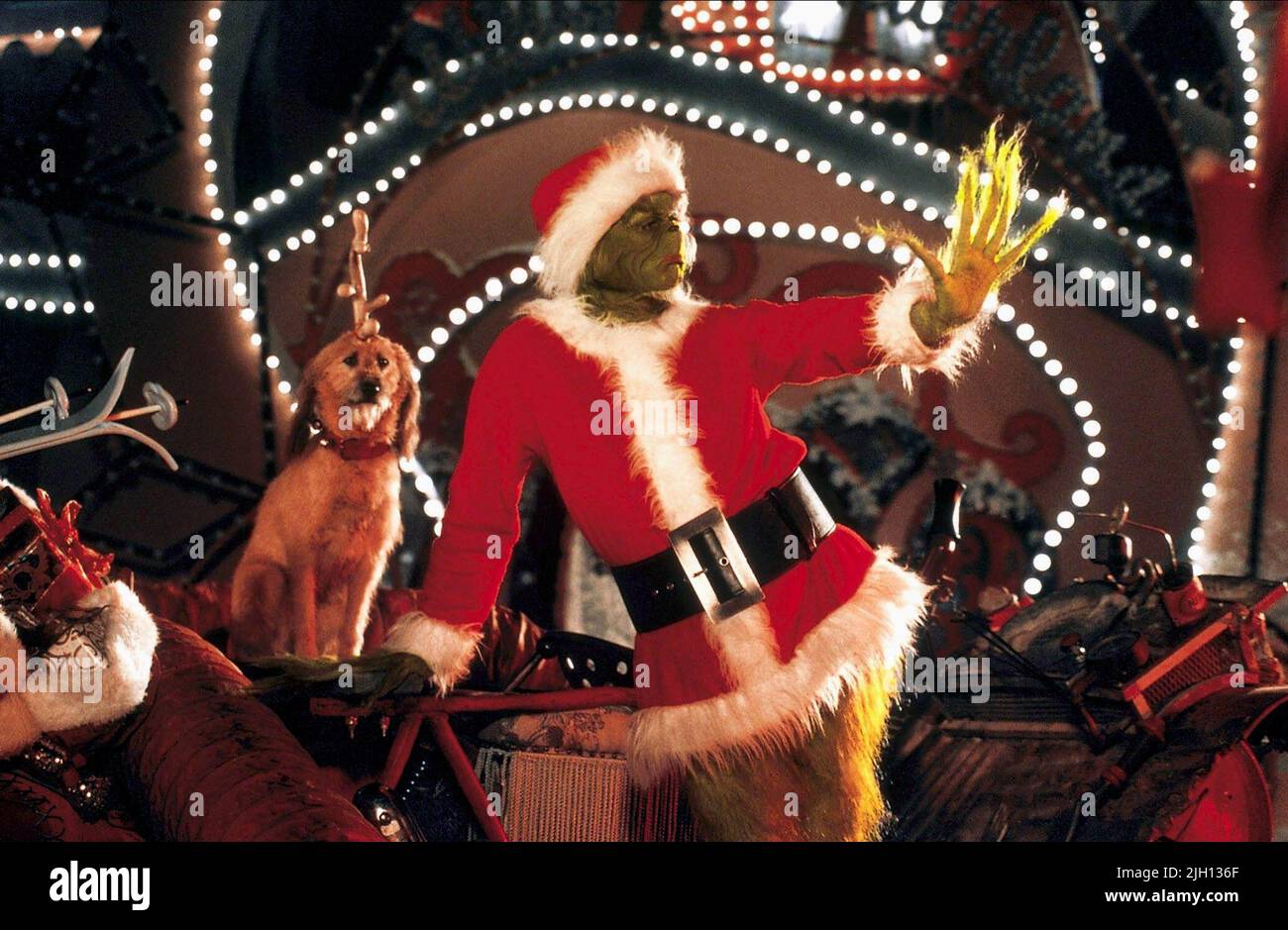 CHIEN, CARREY, COMMENT LE GRINCH A VOLÉ NOËL, 2000 Photo Stock - Alamy