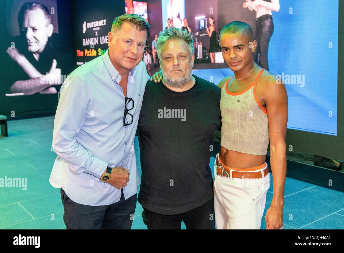 Londres, Royaume-Uni. 14th juillet 2022. (G-D) le président et chef de ...