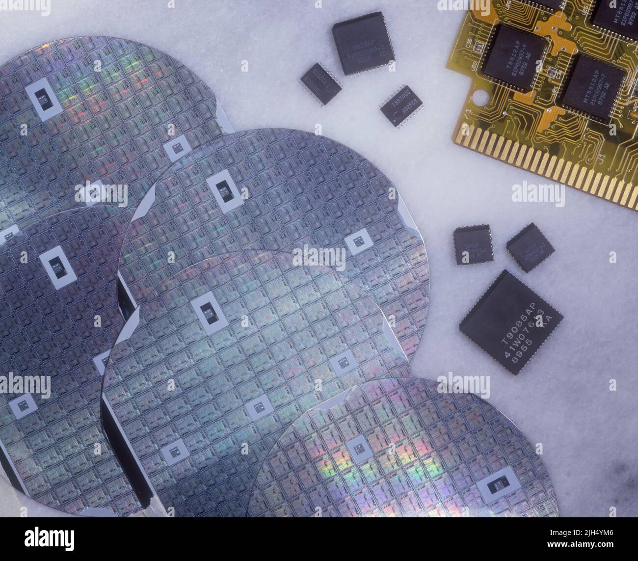 Microchip wafer Banque de photographies et d’images à haute résolution ...