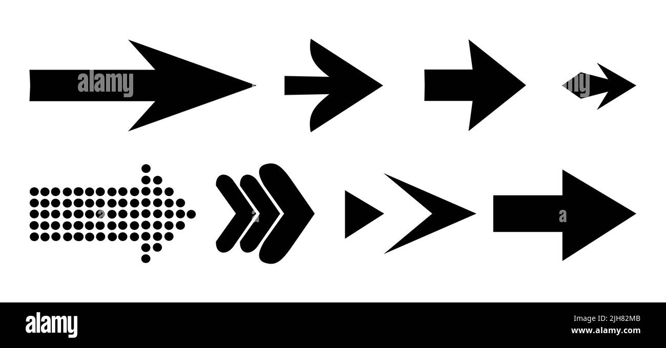 Arrow vector Banque de photographies et d’images à haute résolution - Alamy