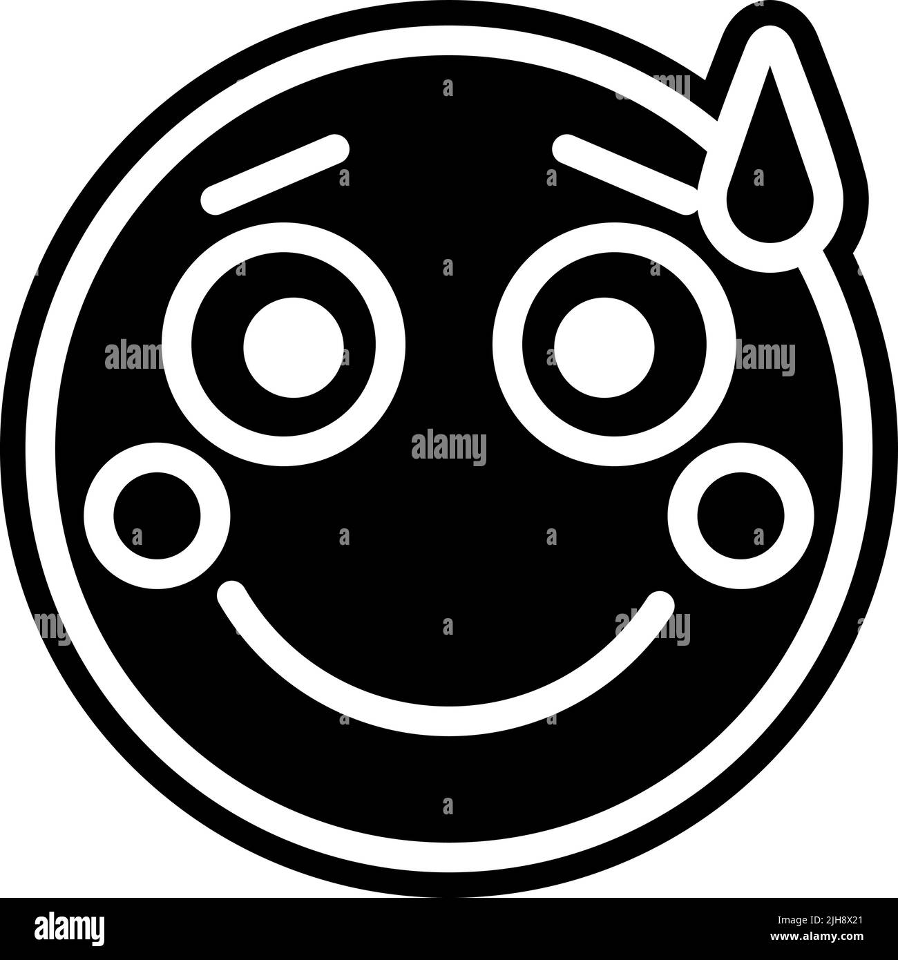 Personnage timide Banque d'images noir et blanc - Alamy