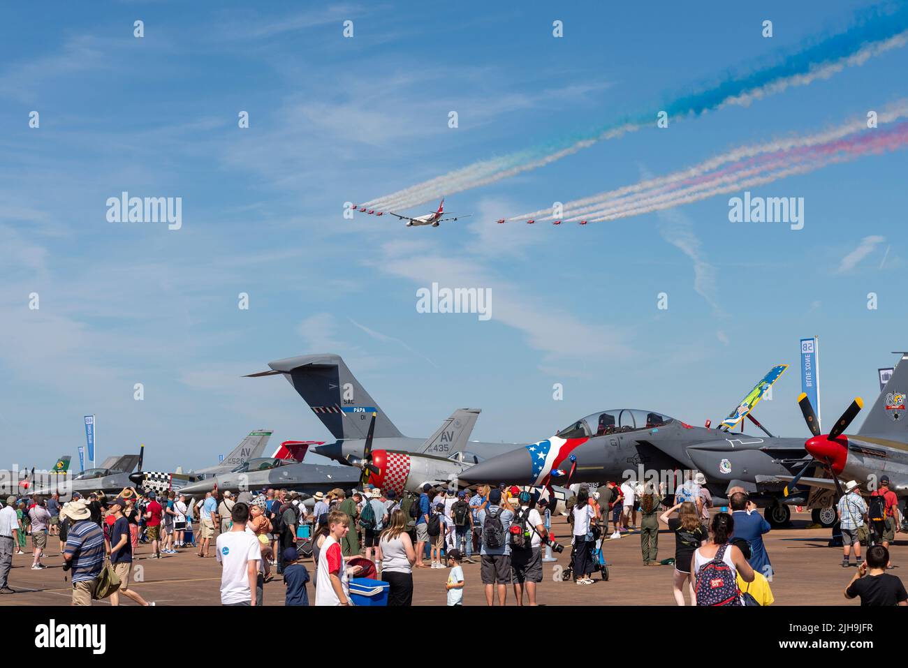 RAF Fairford, Gloucestershire, Royaume-Uni. 16th juillet 2022. L’un des plus grands spectacles ...