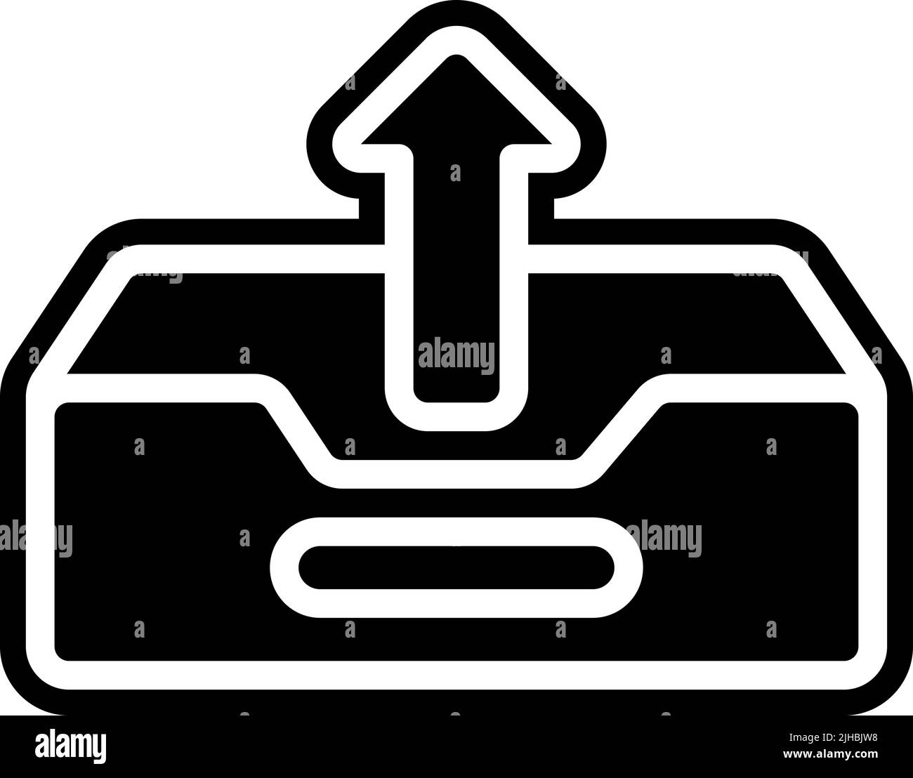 Boîte d'envoi Banque d'images vectorielles - Alamy