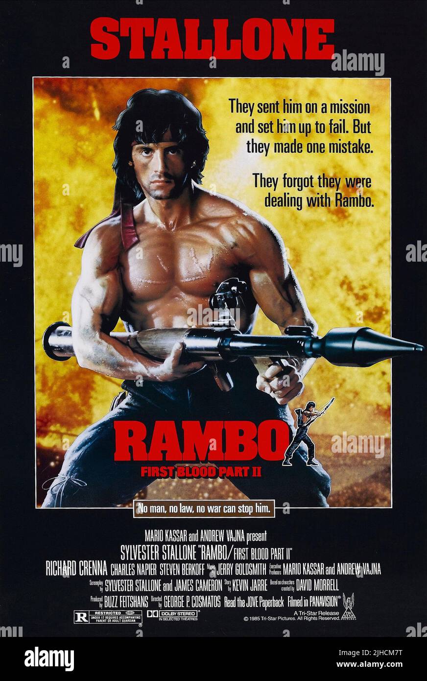 Movie poster rambo Banque de photographies et d’images à haute résolution - Alamy