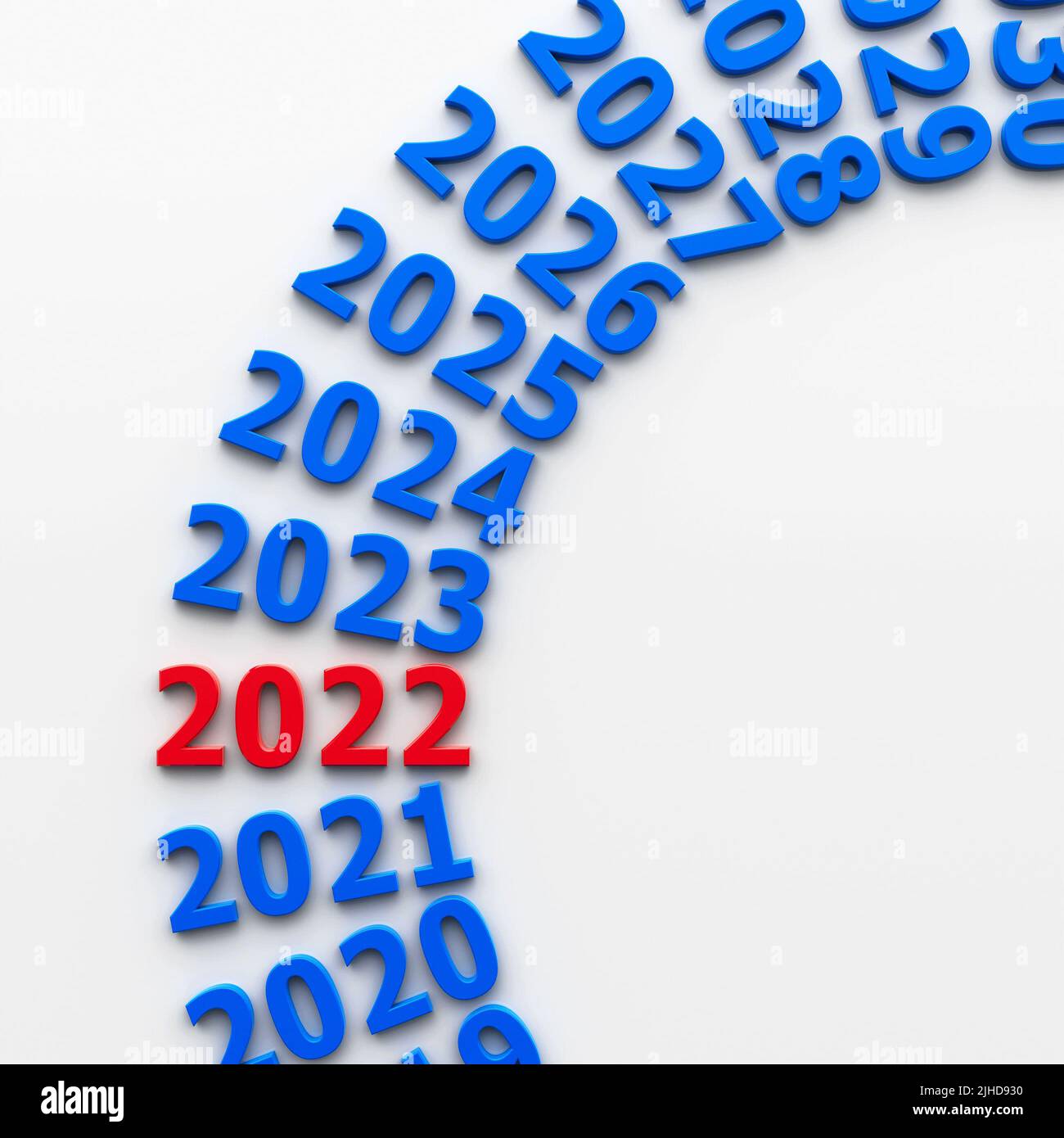 2022 l'avenir dans le cercle représente la nouvelle année 2022, rendu ... 2022 l'avenir dans le cercle représente la nouvelle année 2022, rendu ...