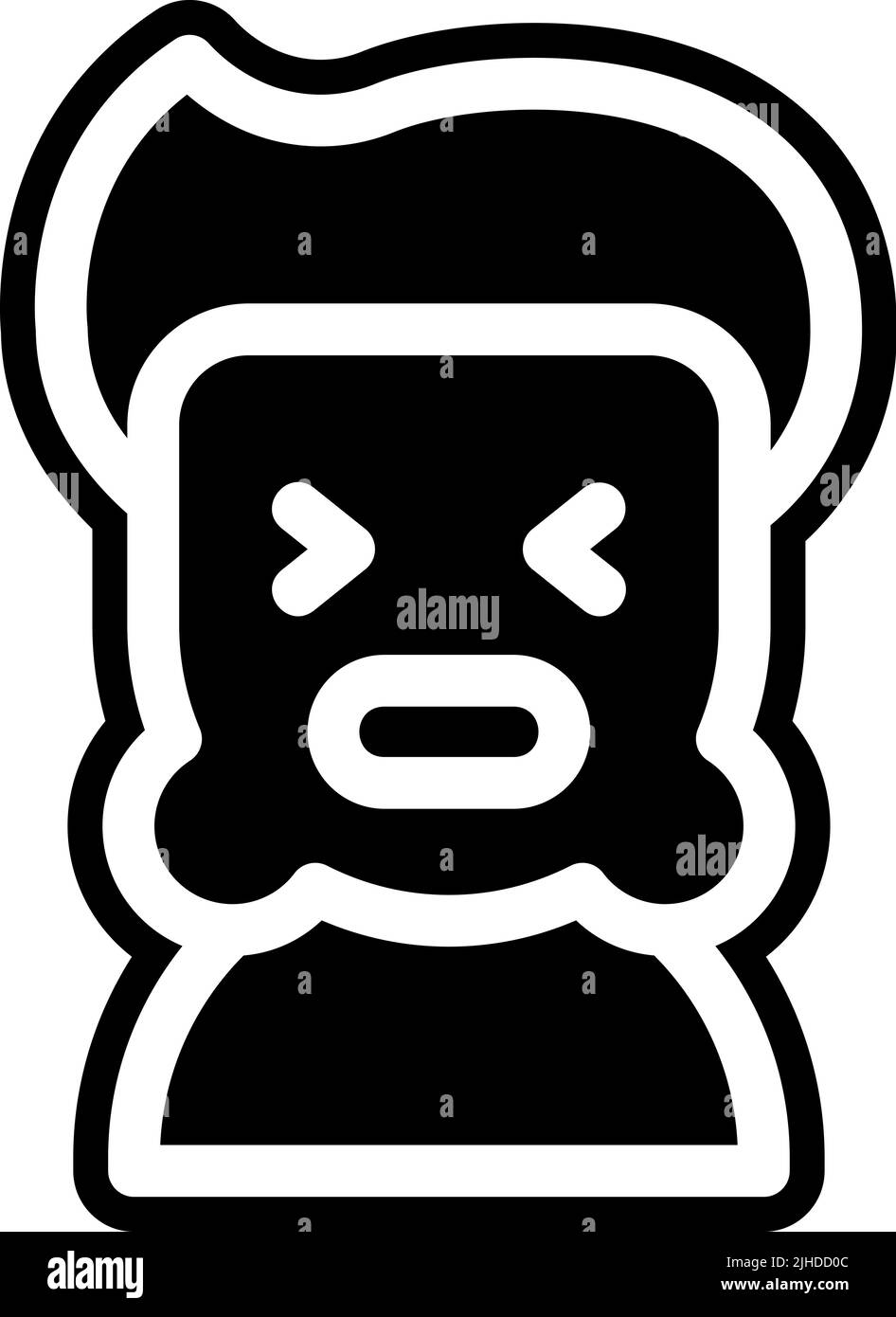 Gonflement avec mau de tete Banque d'images noir et blanc - Alamy