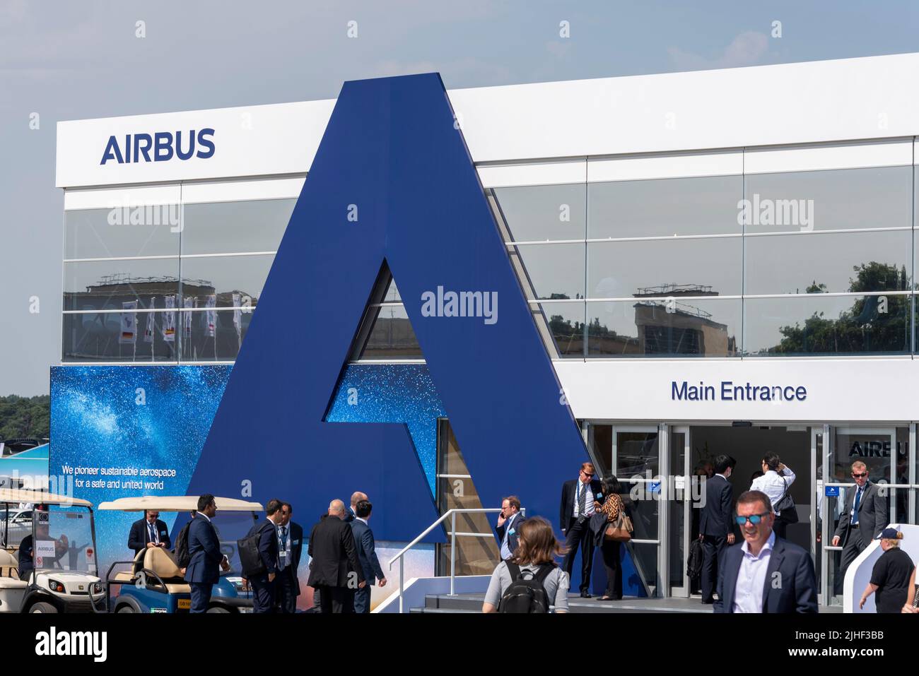 Farnborough, Hampshire, Royaume-Uni. 18th juillet 2022. Le salon des ...