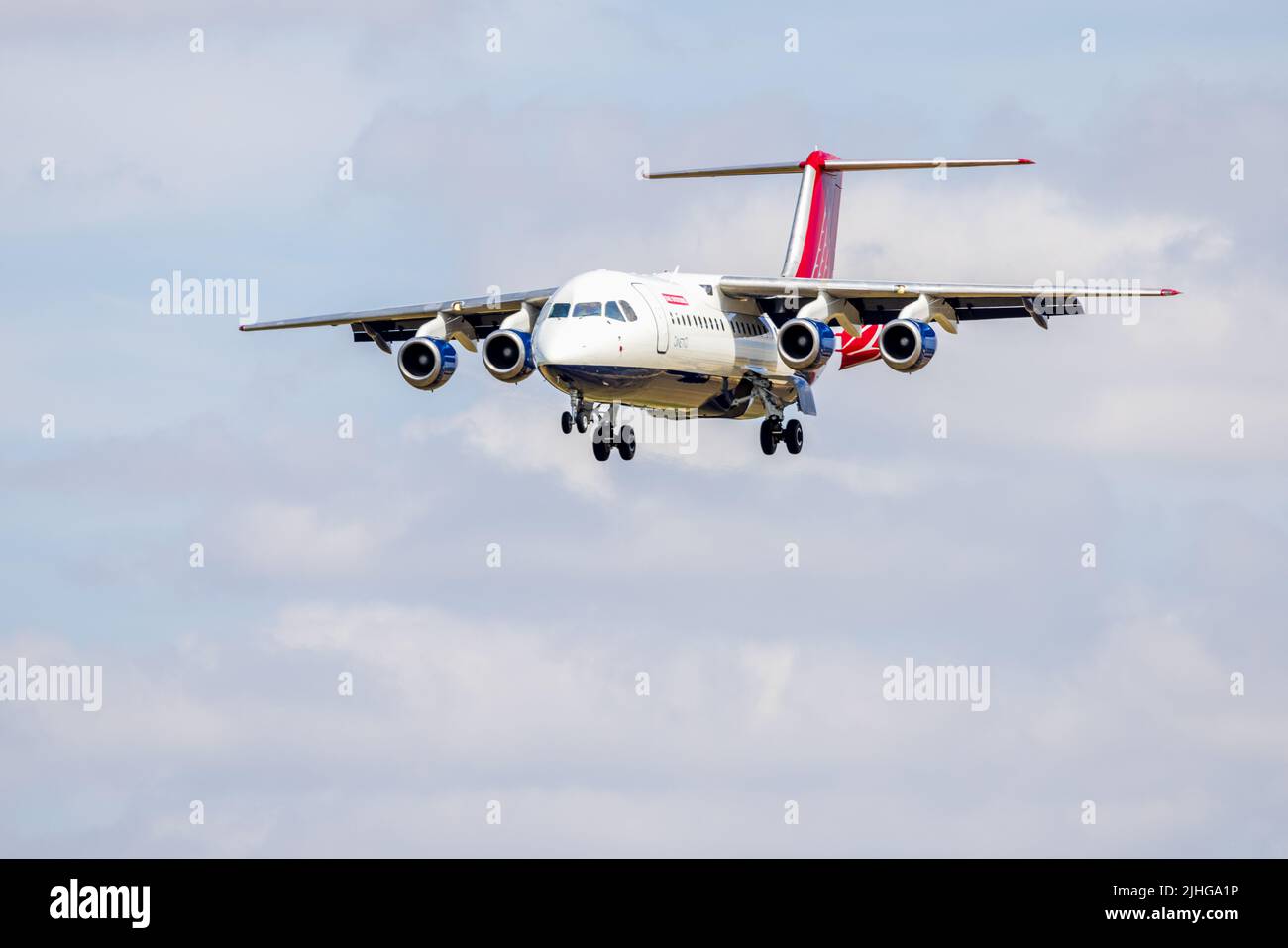 QinetiQ BAE Systems Avro RJ-70 arrivée à RAF Fairford le 13th juillet pour le Royal ...