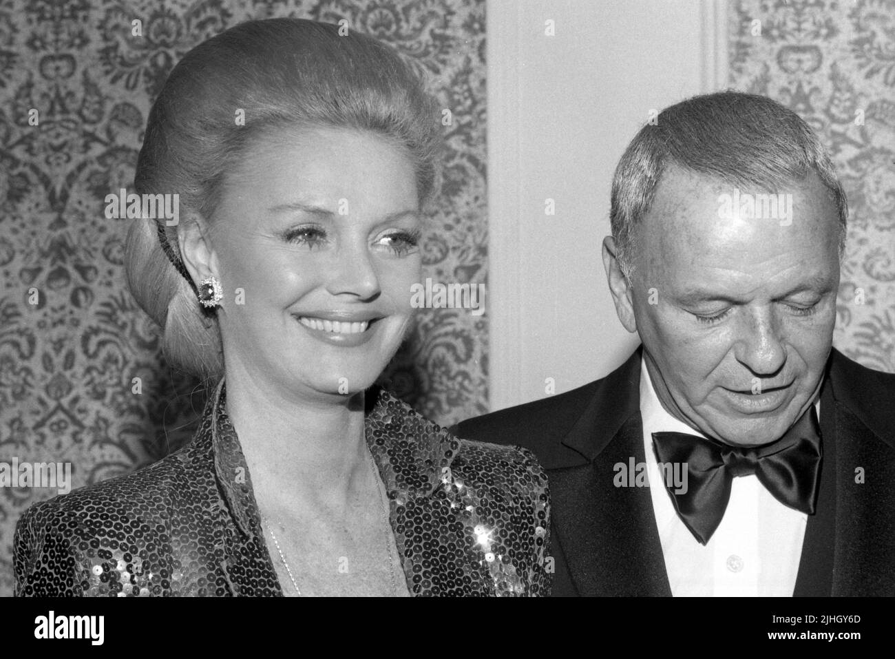 Frank sinatra 1979 Banque d'images noir et blanc - Alamy
