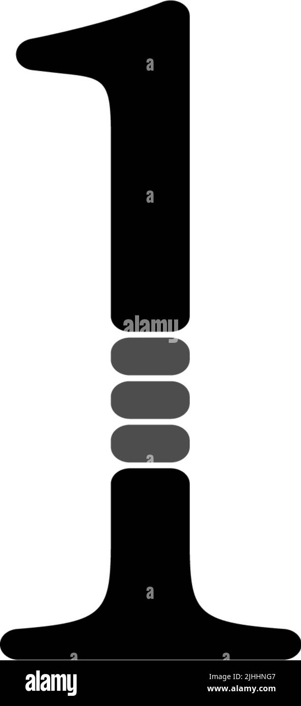 logo numéro illustration dessin vectoriel Image Vectorielle Stock - Alamy