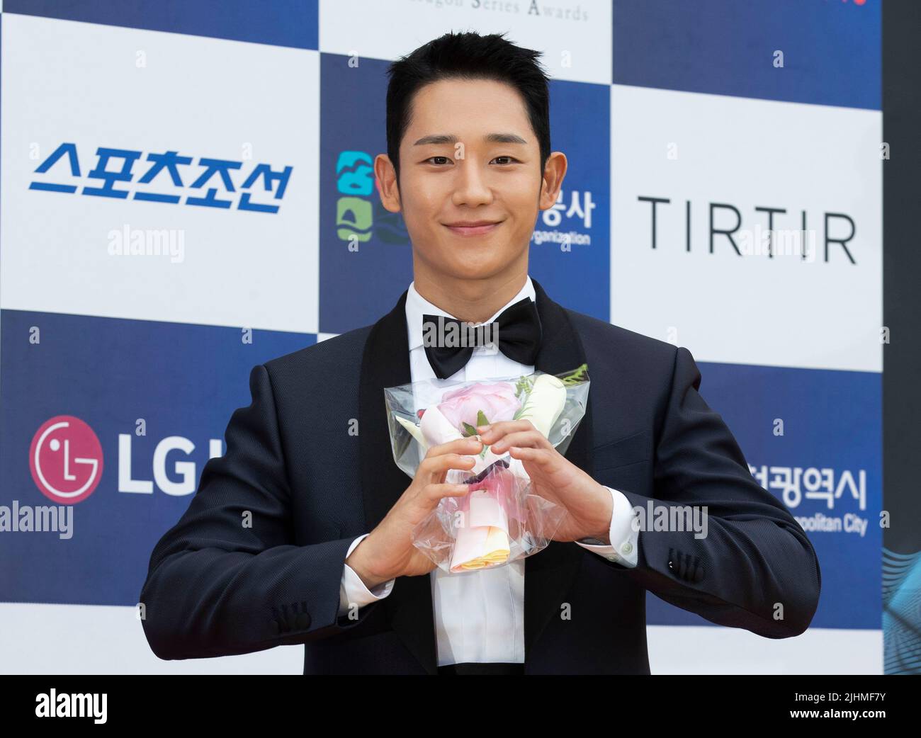 Incheon, Corée du Sud -19 juillet 2022 - l'acteur Jung Hae-in pose des ...