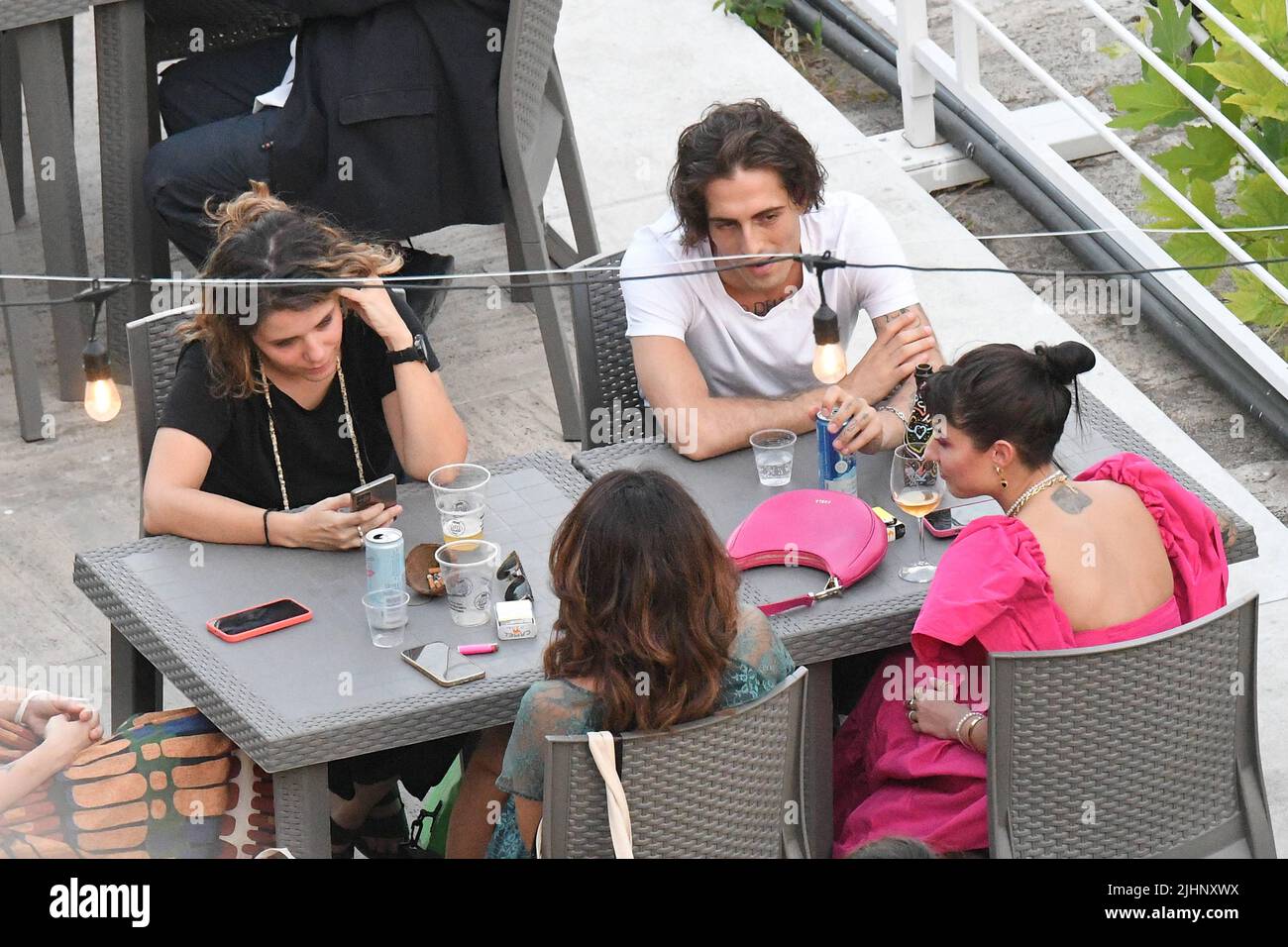 Rome, Italie. 19th juillet 2022. Rome, Isola Del Cinema Damiano David ...